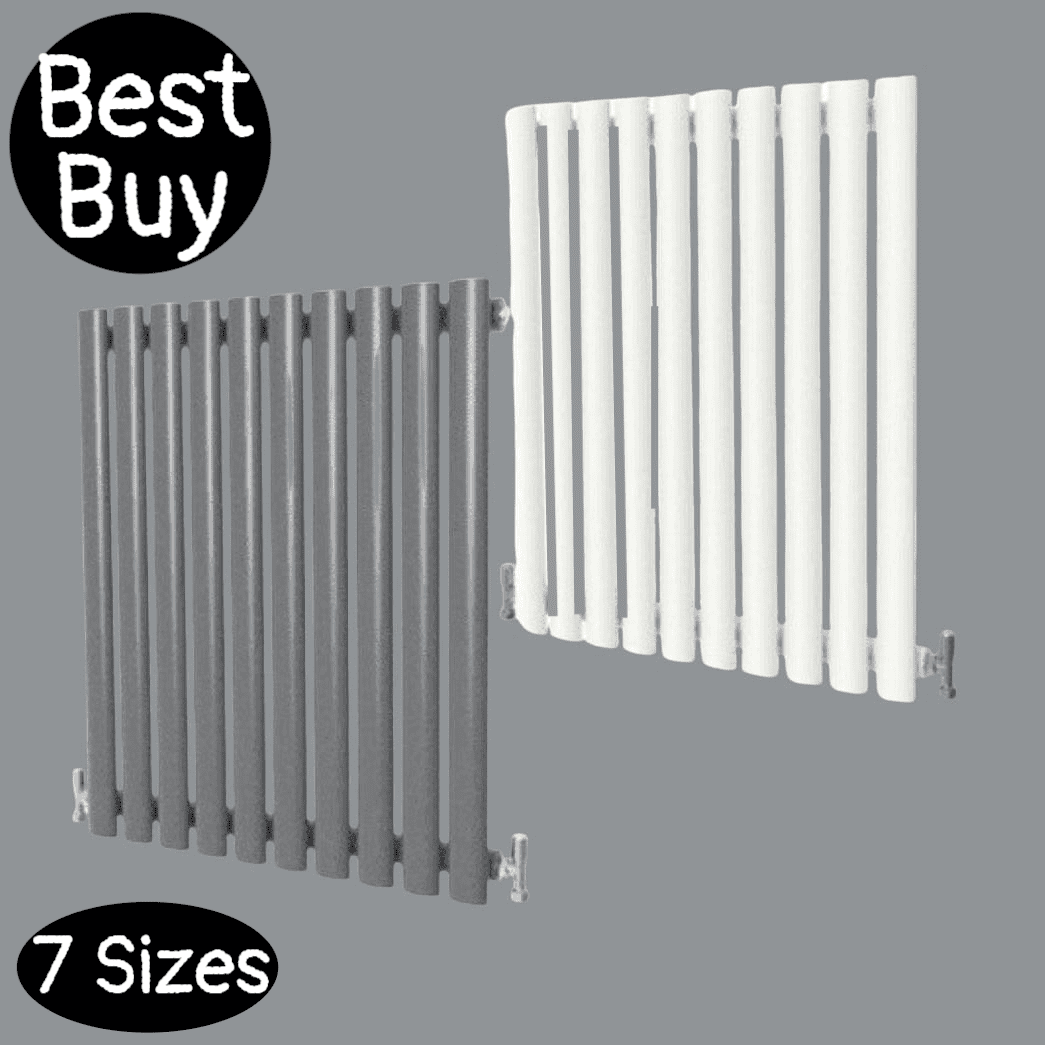 Icon/ Islington Horizontal Single Oval Bar Radiator