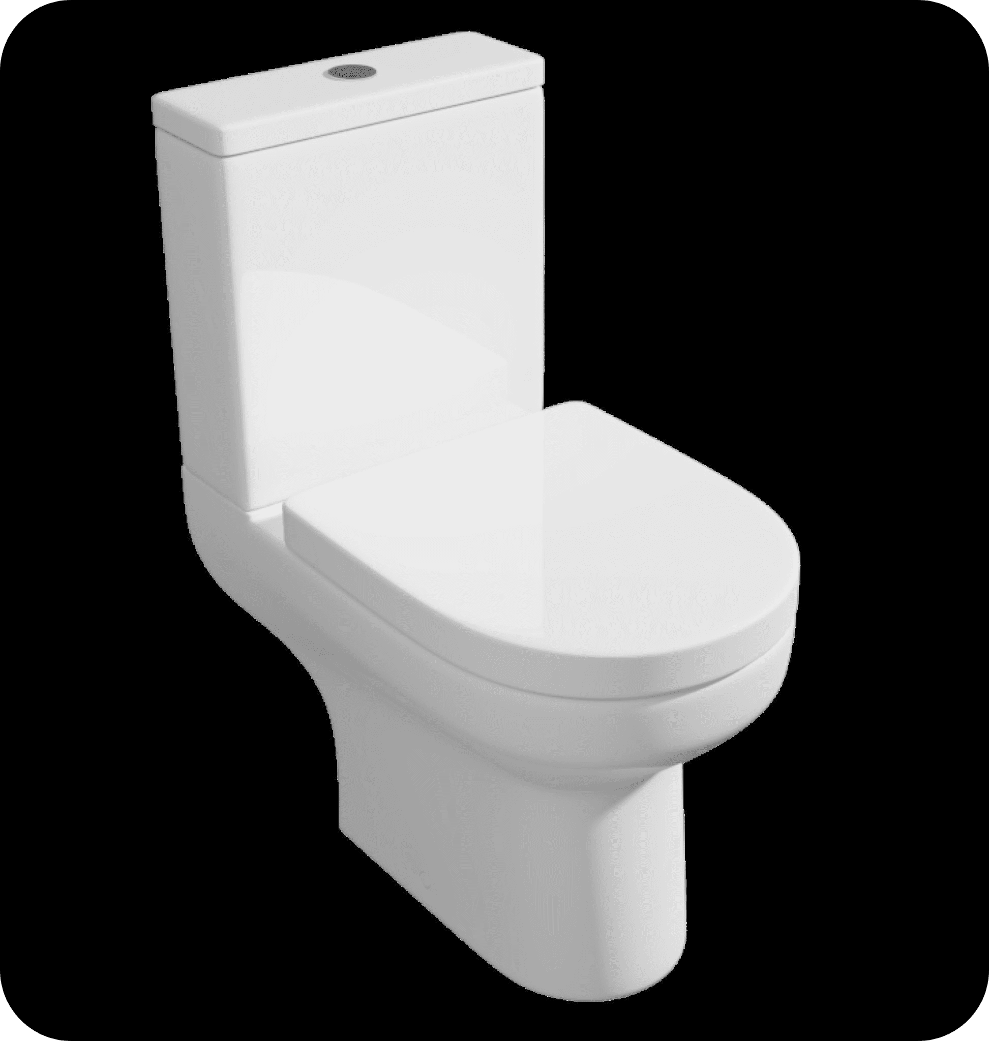 Bijoux Dual Flush Close Coupled Toilet with Soft Close Seat