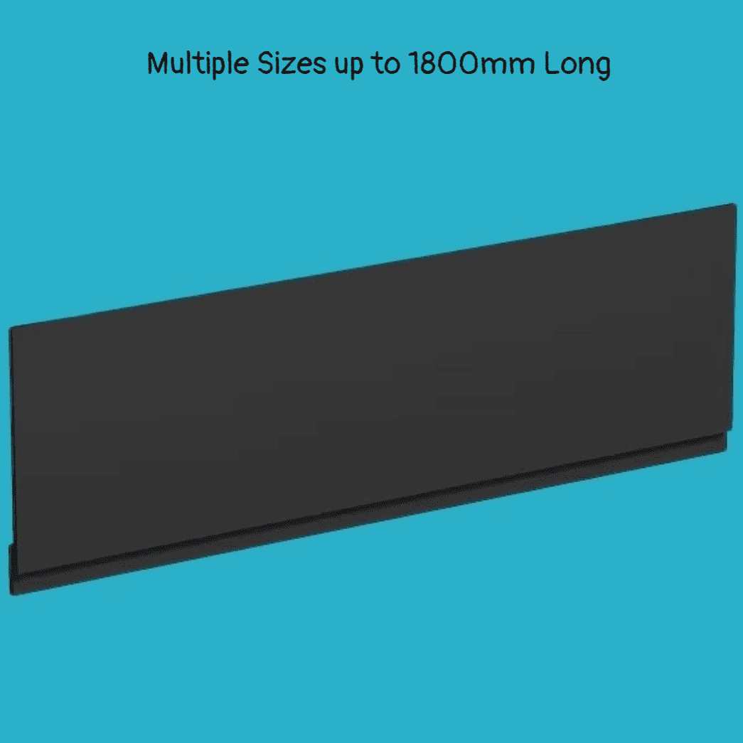 Bretton Park Black Universal MDF Bath Panels
