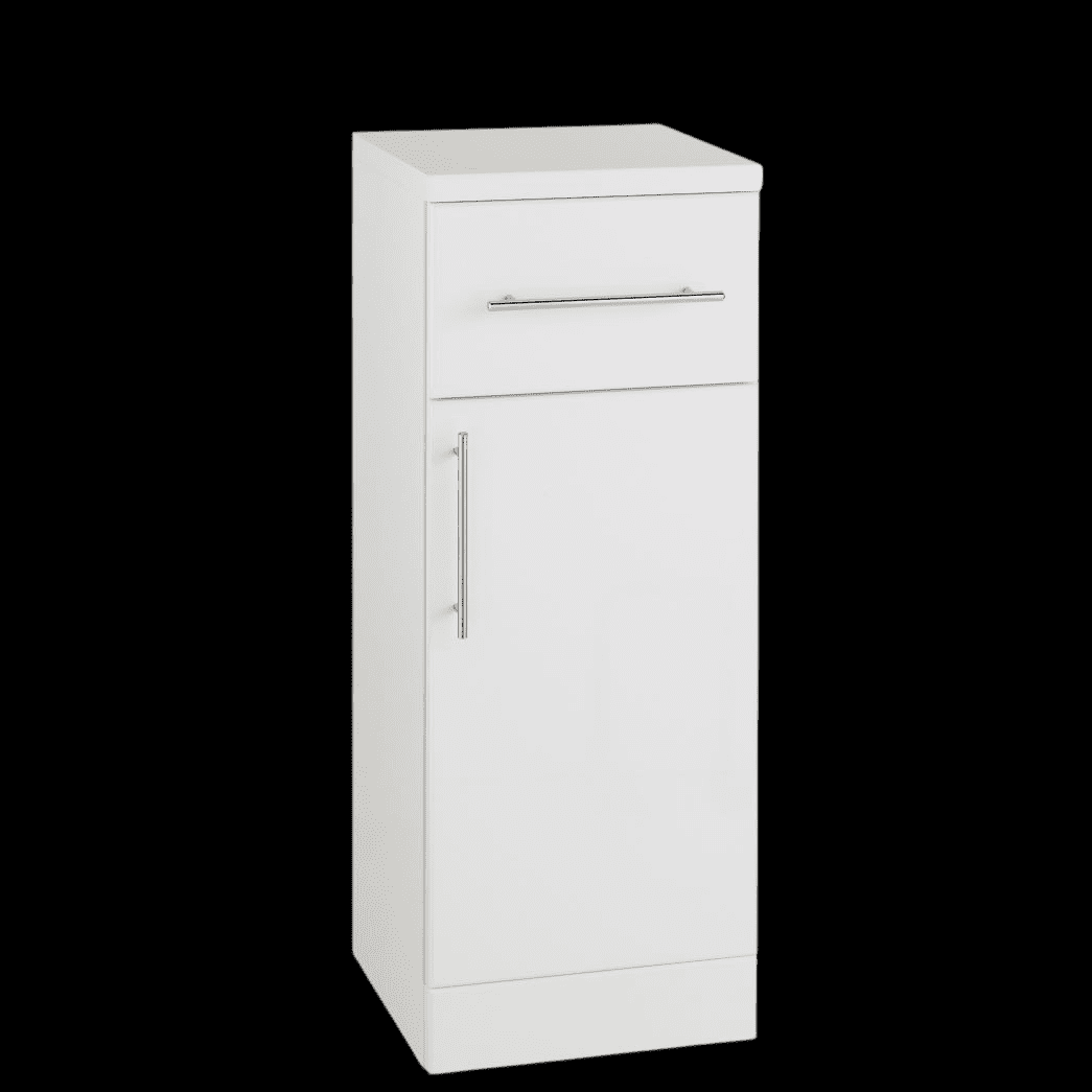 Encore 250mm or 300mm White Gloss Single Door Base Unit