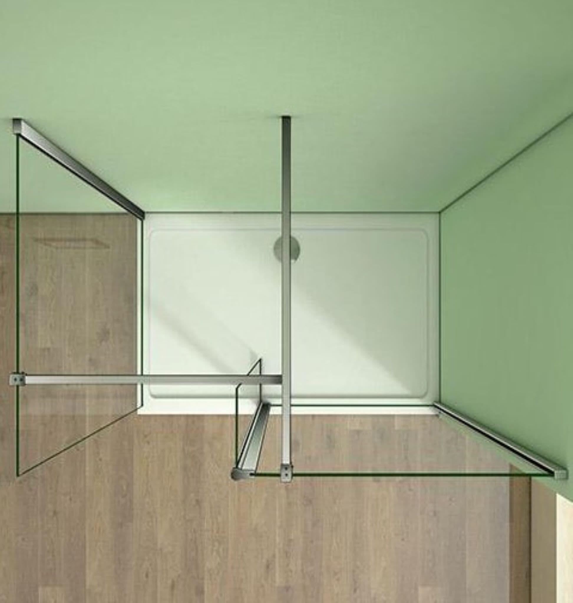 Oslo / Oxford 10mm Clear Glass Fixed Shower Screens