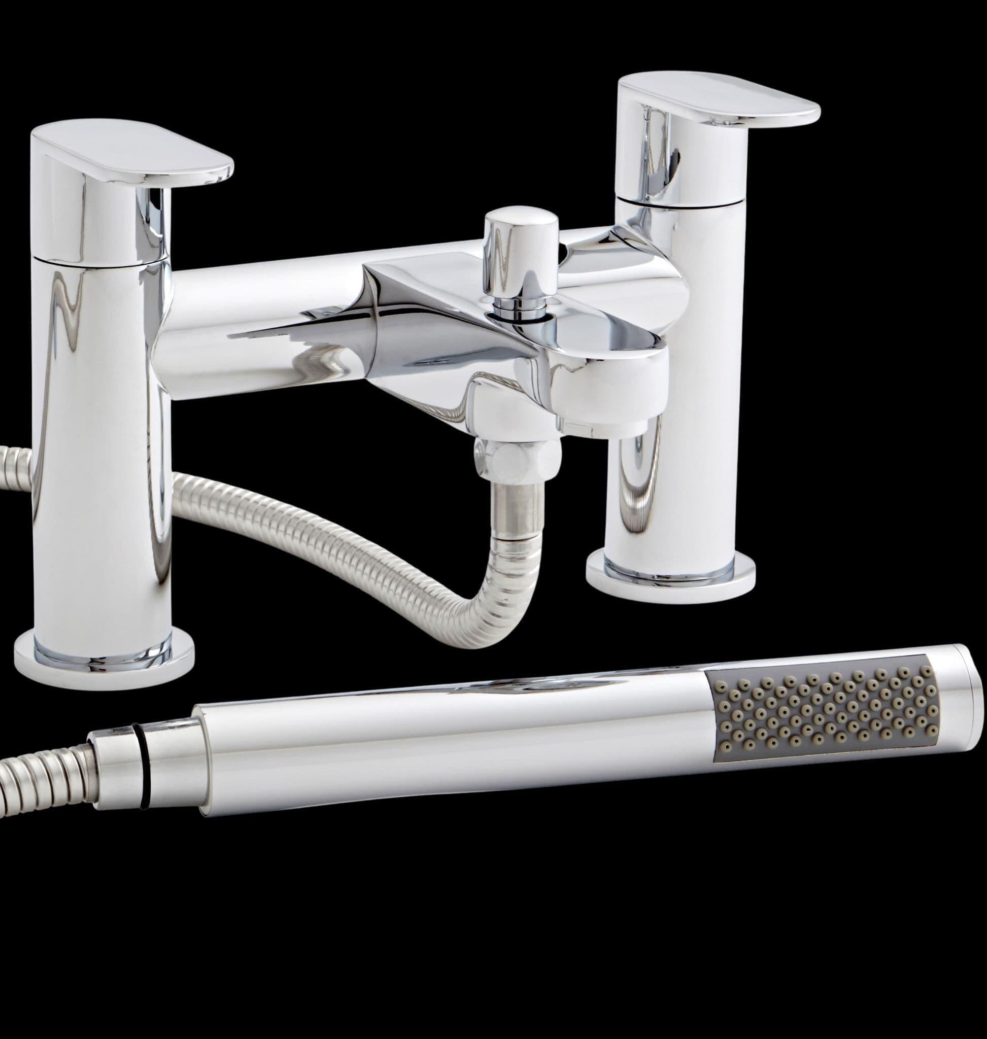 Logo Deck Mounted Bath Shower Mixer