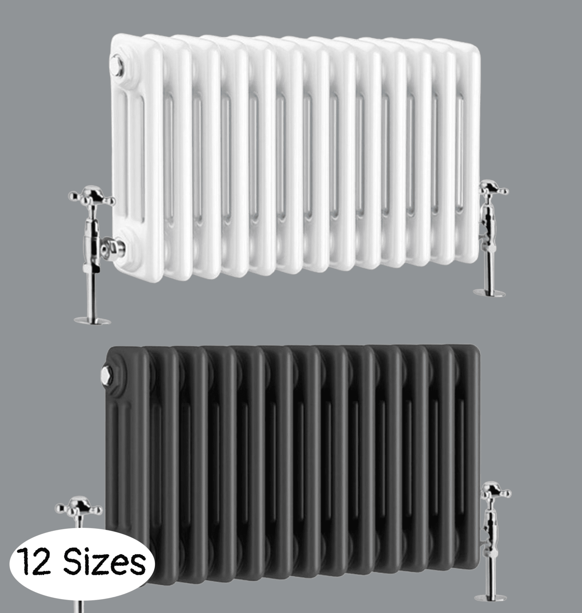 Kolumn / Upton Traditional Triple Column Horizontal Radiators