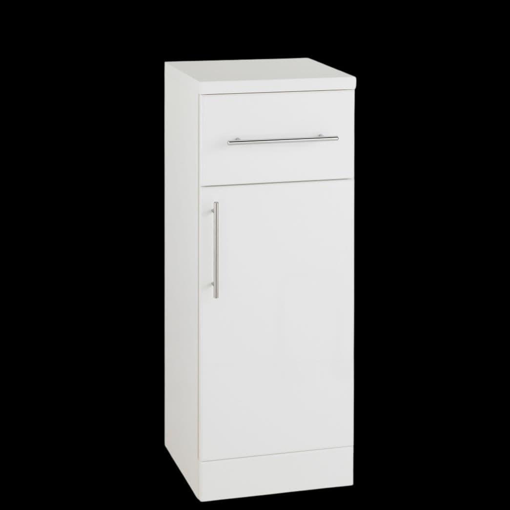 Encore 250mm or 300mm White Gloss Single Door Base Unit