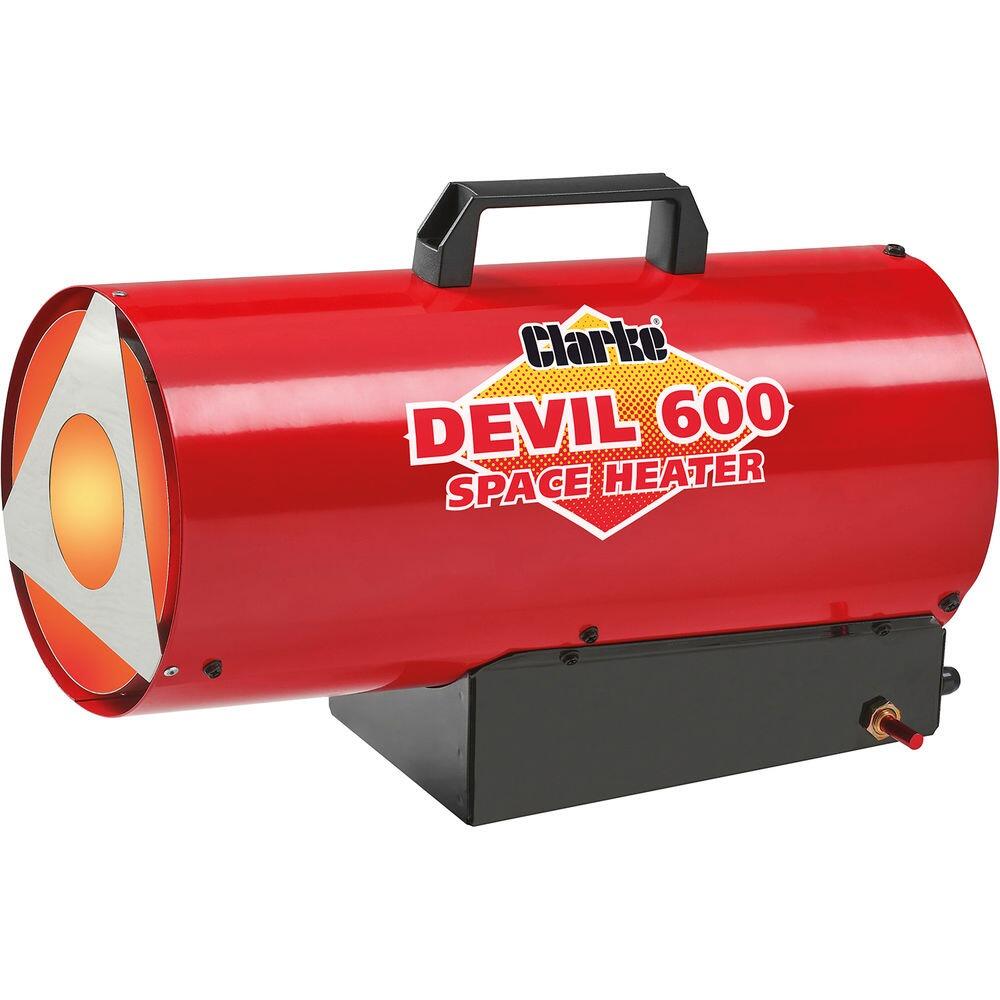 CLARKE DEVIL 600 15KW PROPANE GAS FIRED SPACE HEATER (230V)