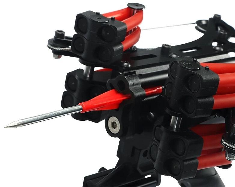 Arrows for kits with a front head with a tri (3 gap) opening