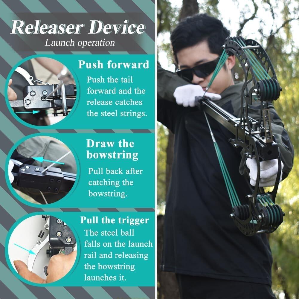 The APACHE RAPIDO Rapid Fire Compound Bow Repeater - Repeating ...