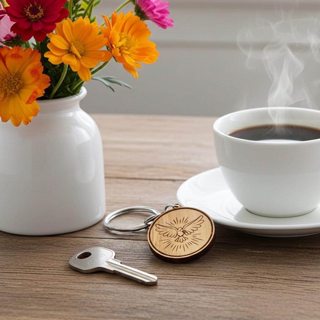 Charity Devotional | Dove of Peace Keyring