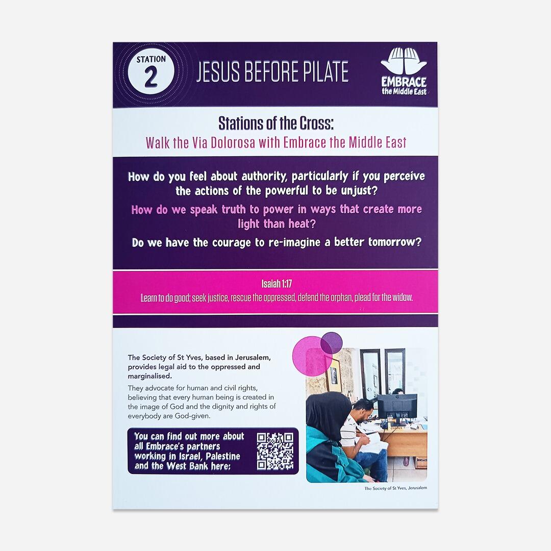 Stations of the Cross Reflection Cards A5 | Devotional Resource