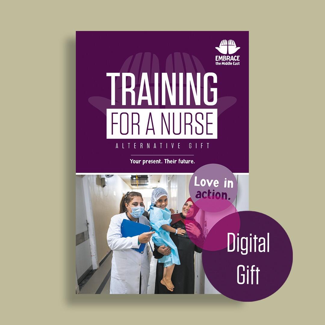 Alternative Gift - Training for A Nurse - Digital gift