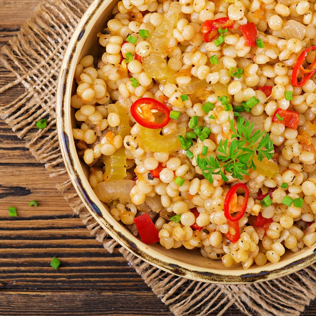 Food & Confectionery | Palestinian Hand-Rolled Maftoul Couscous