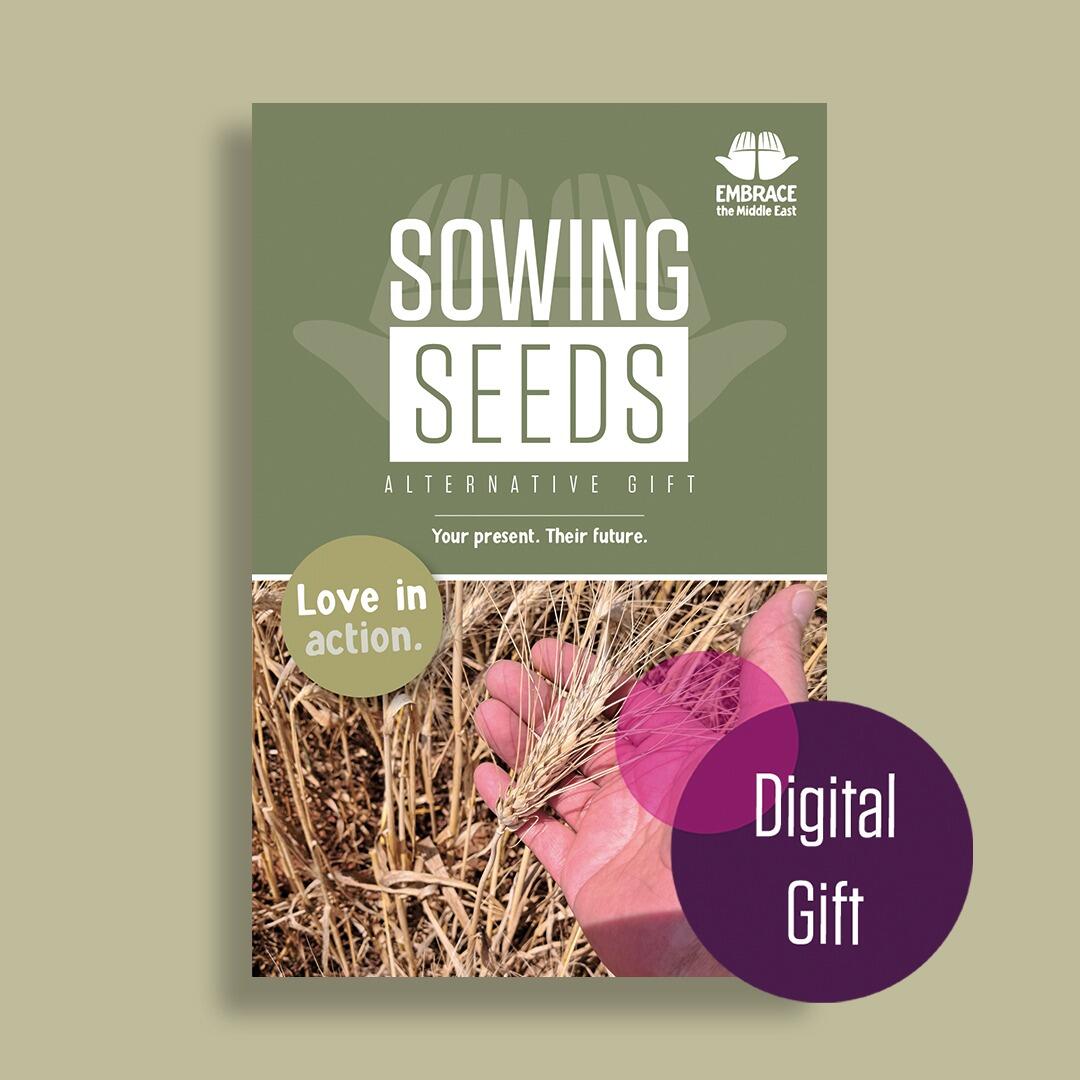 Alternative Gift - Sowing Seeds - Digital gift