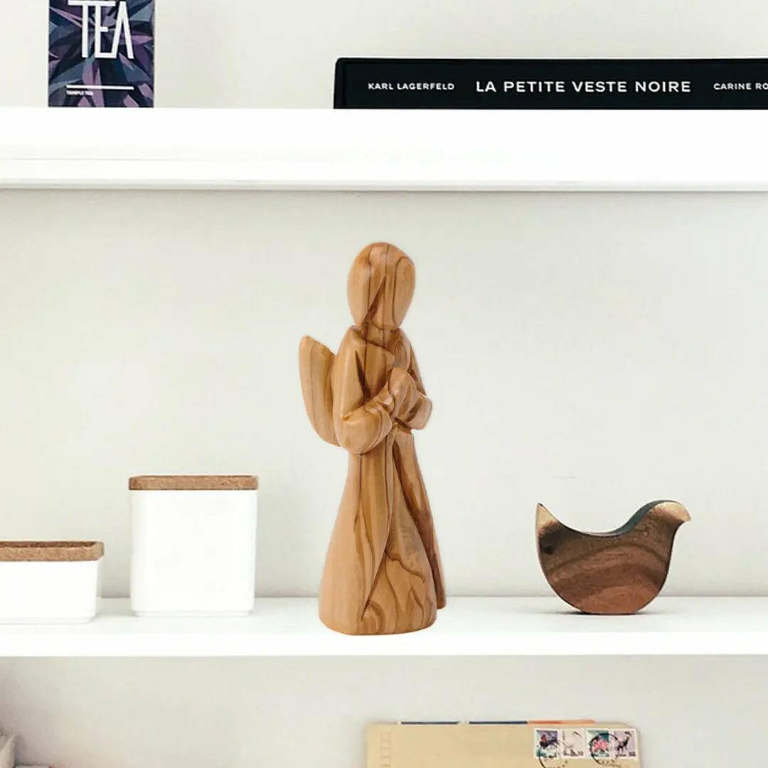 Charity Homeware & Devotional Decoration | Olive Wood Praying Angel