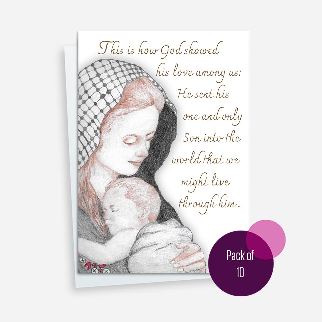 Charity Christmas Cards - Christ is Born