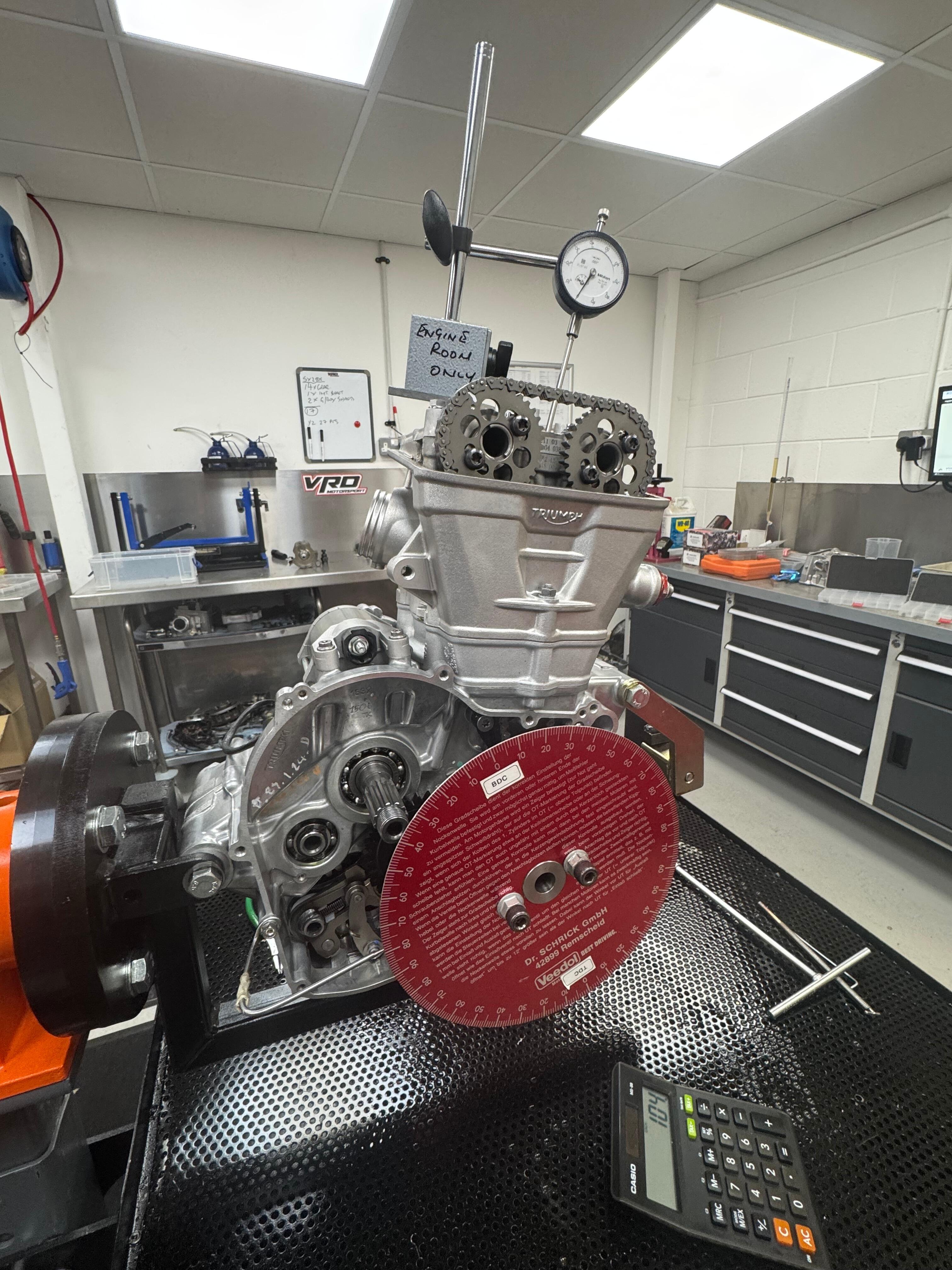 TRIUMPH TX250F GP Race Spec Motor (Fitted and Installed)