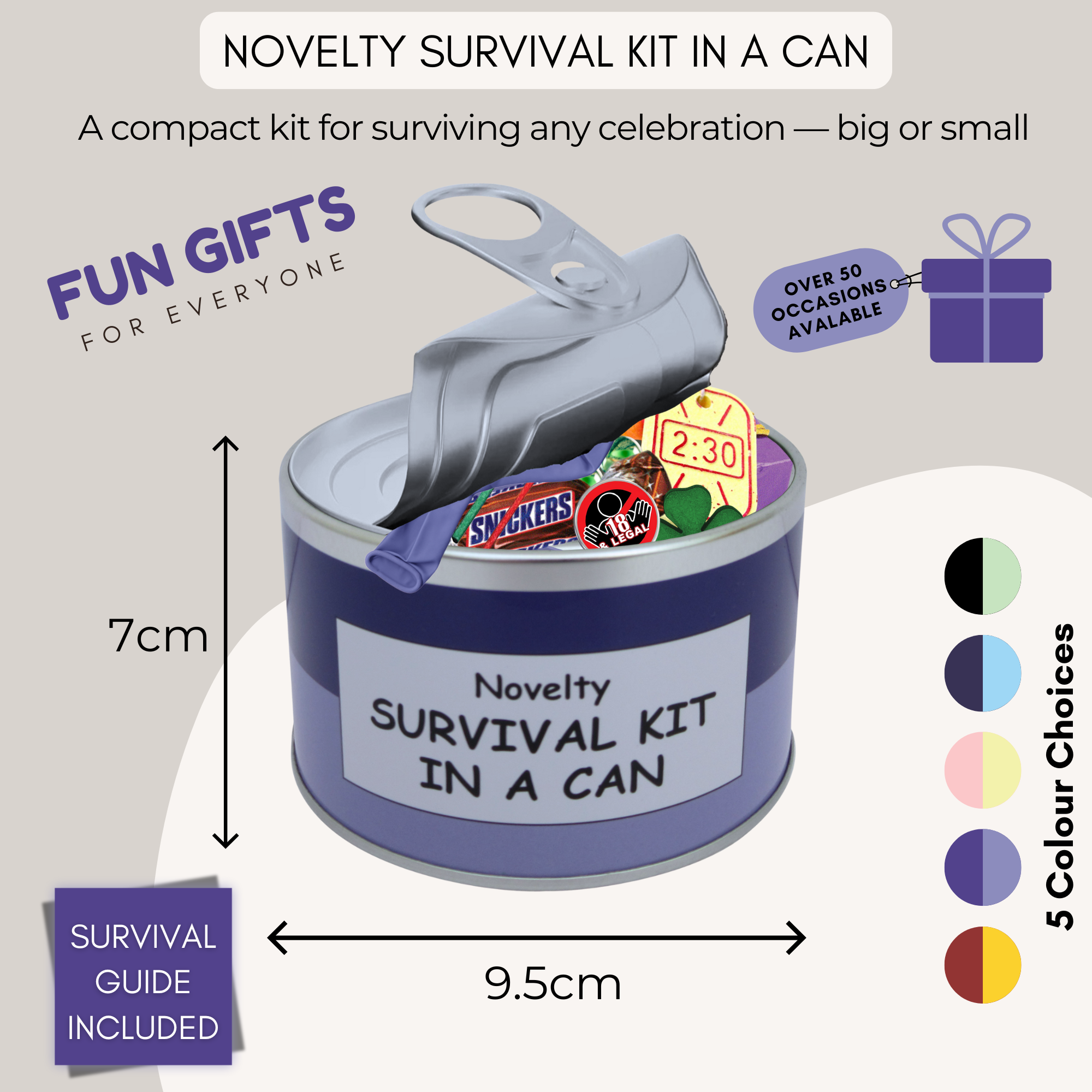 18th Birthday Survival Kit – Fun & Unique Gift for Boys & Girls!