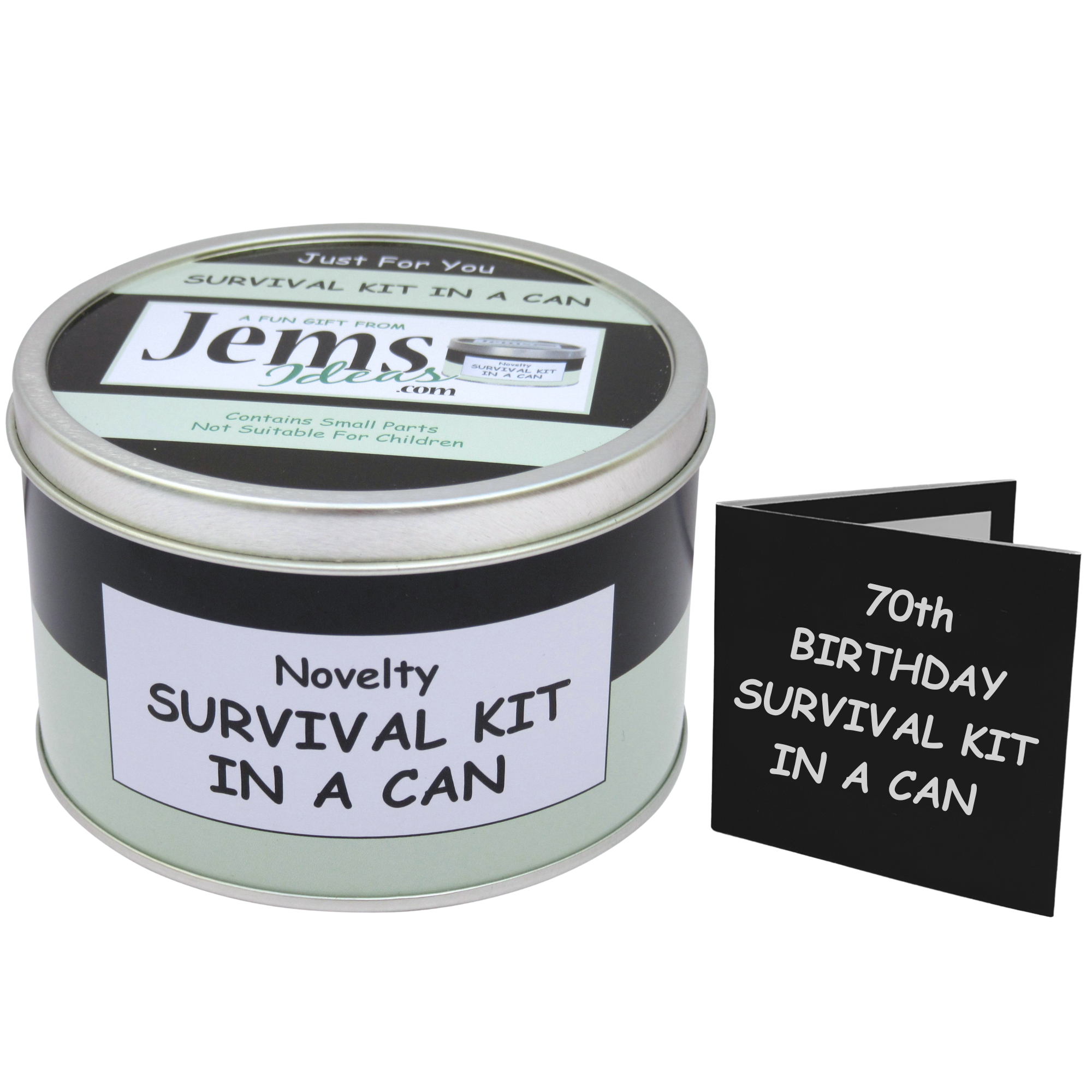 70th Birthday Survival Kit in a Can | Funny 70th Birthday Gift for Him ...