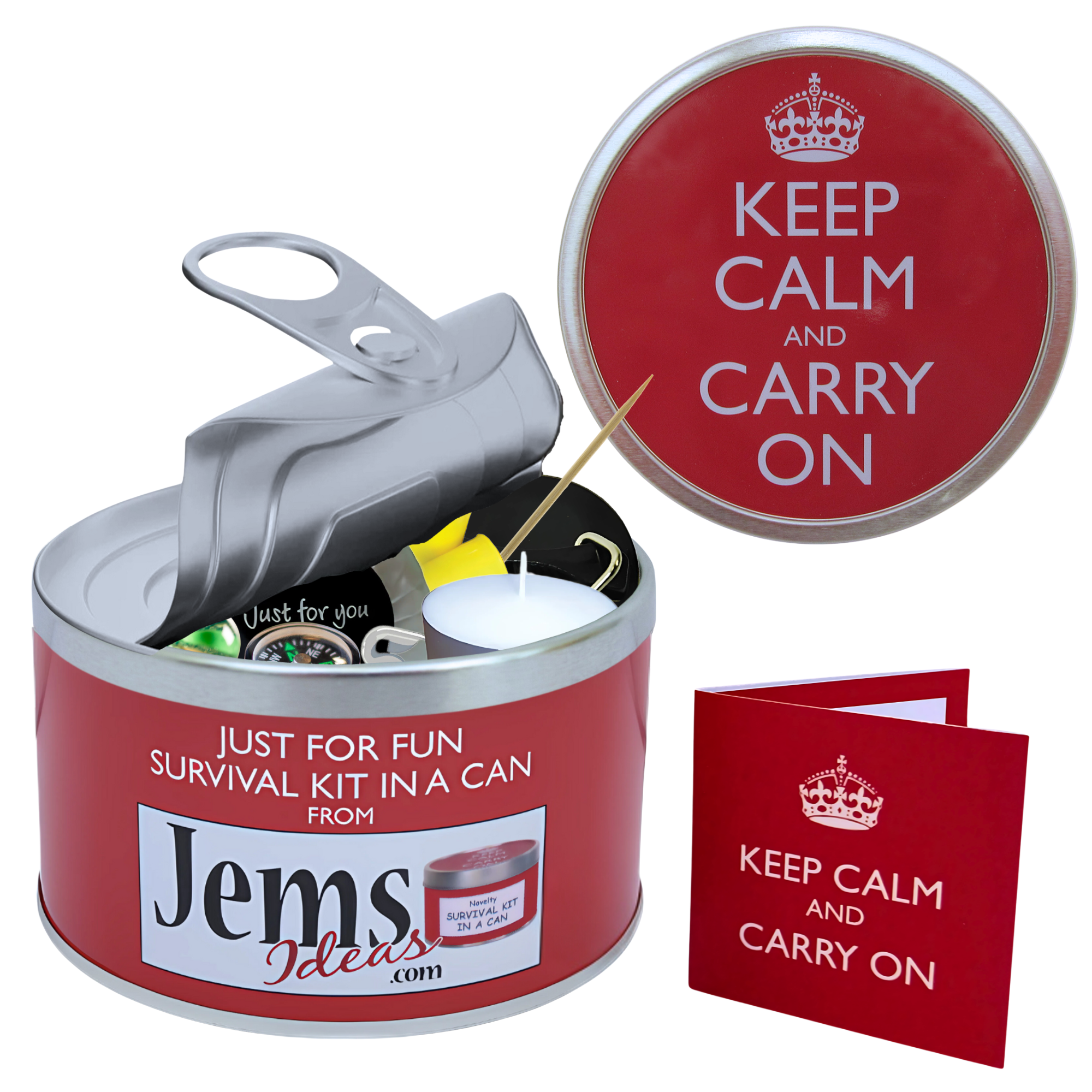 Keep Calm and Carry On Survival Kit – Fun Gift for Work, Office & More!
