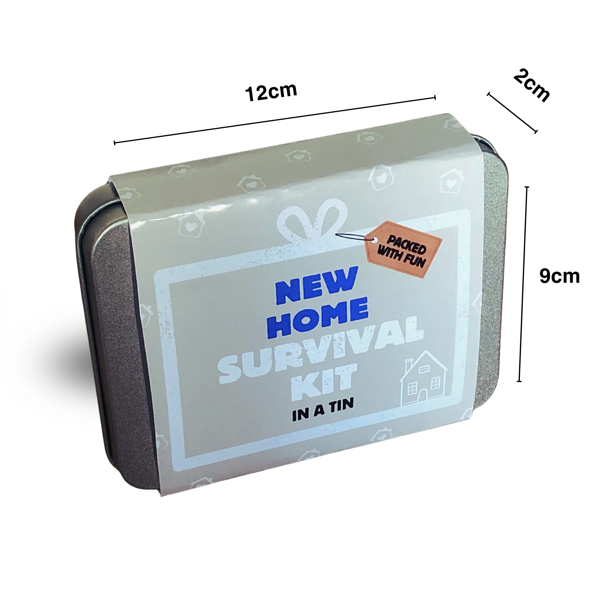 New Home Survival Kit in a Tin – Funny & Thoughtful Housewarming Gift