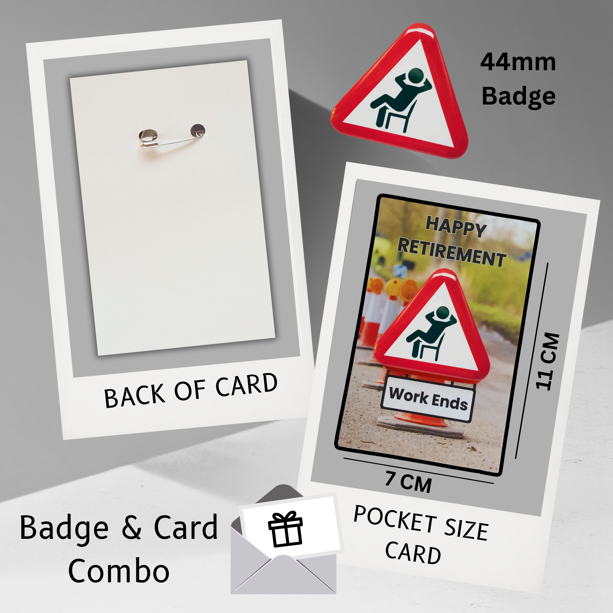 Retirement Badge & Gift Card