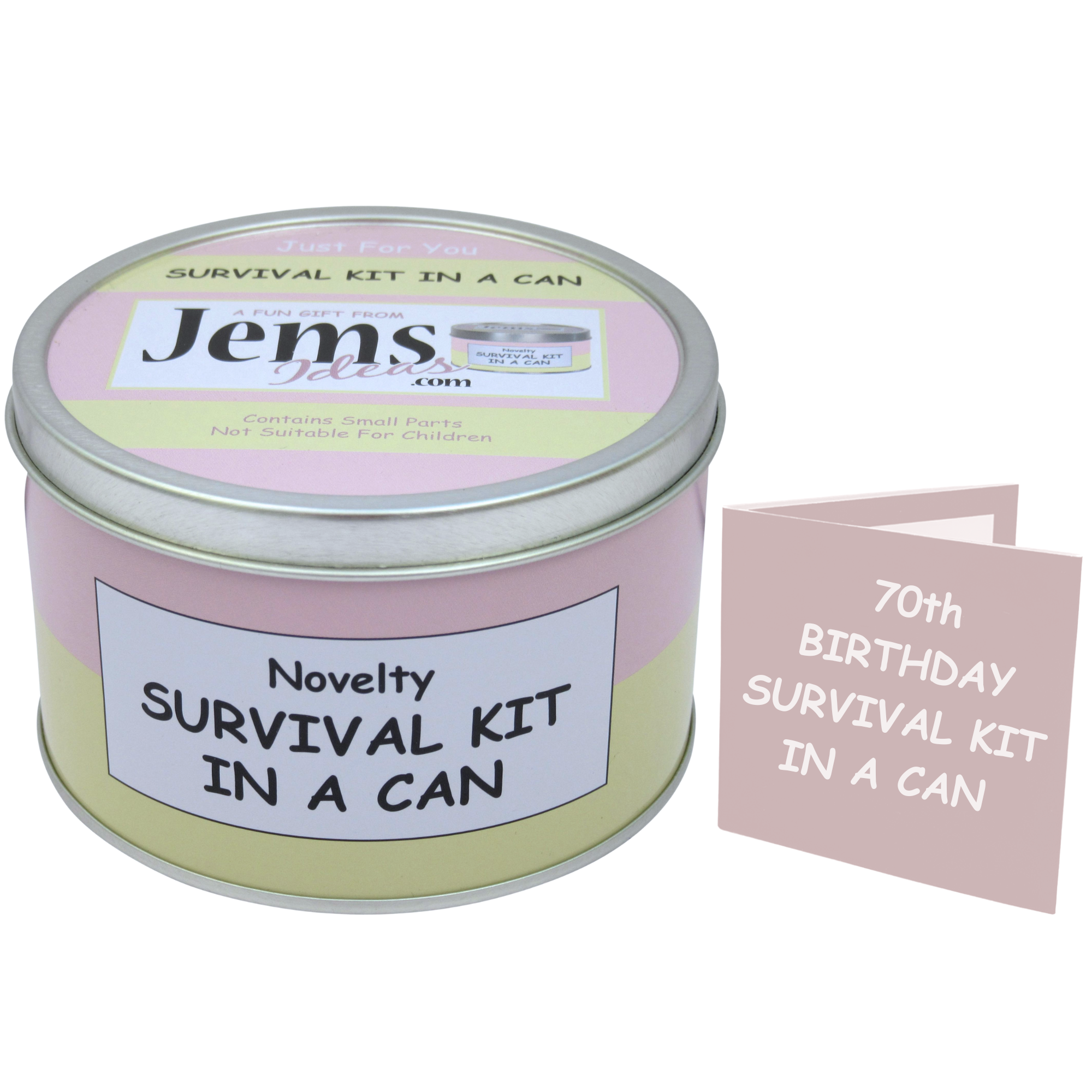 70th Birthday Survival Kit in a Can | Funny 70th Birthday Gift for Him ...