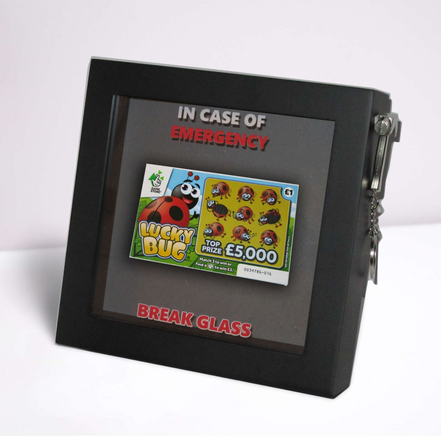 Good Luck In Case of Emergency Break Glass Gift Box