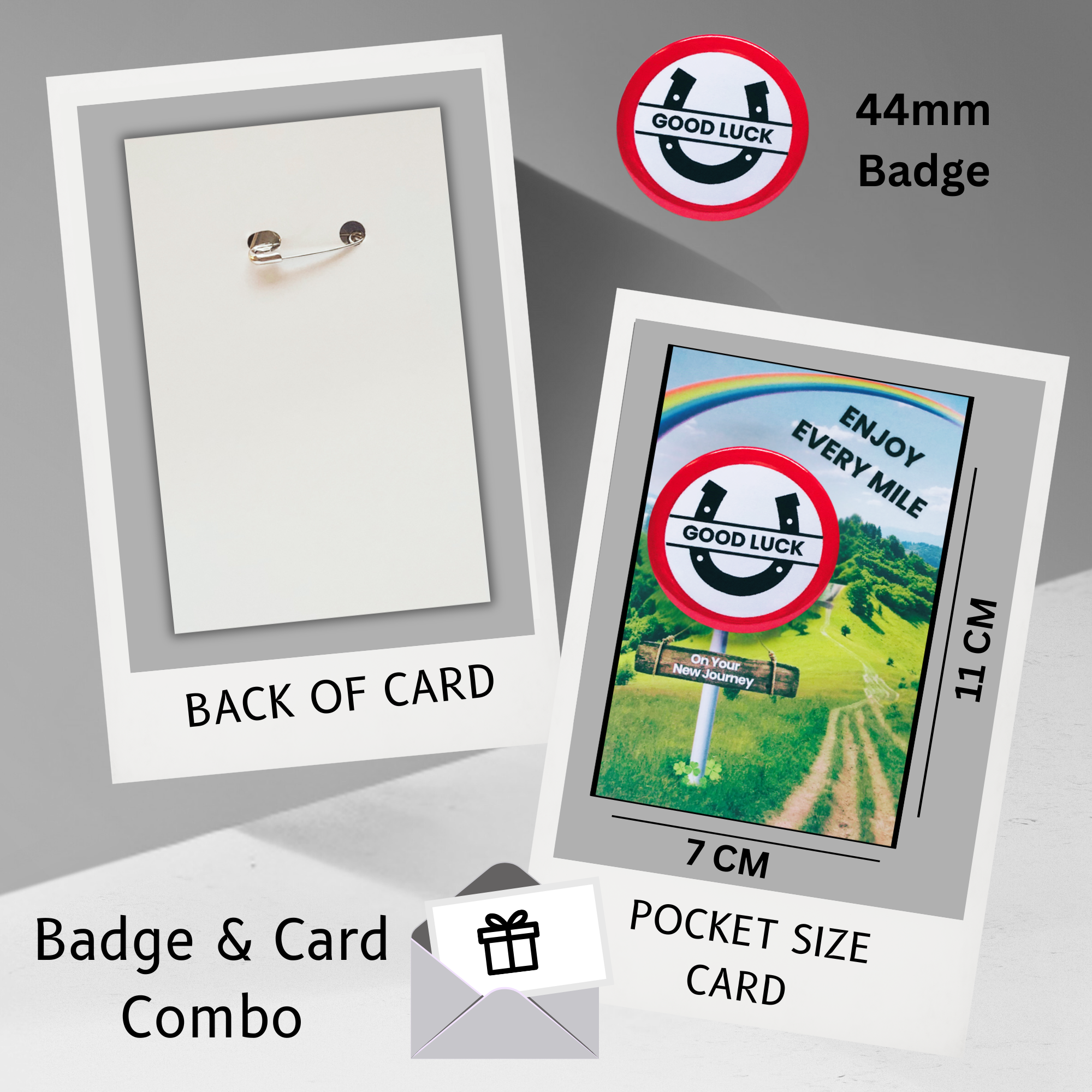 Good Luck Badge & Gift Card