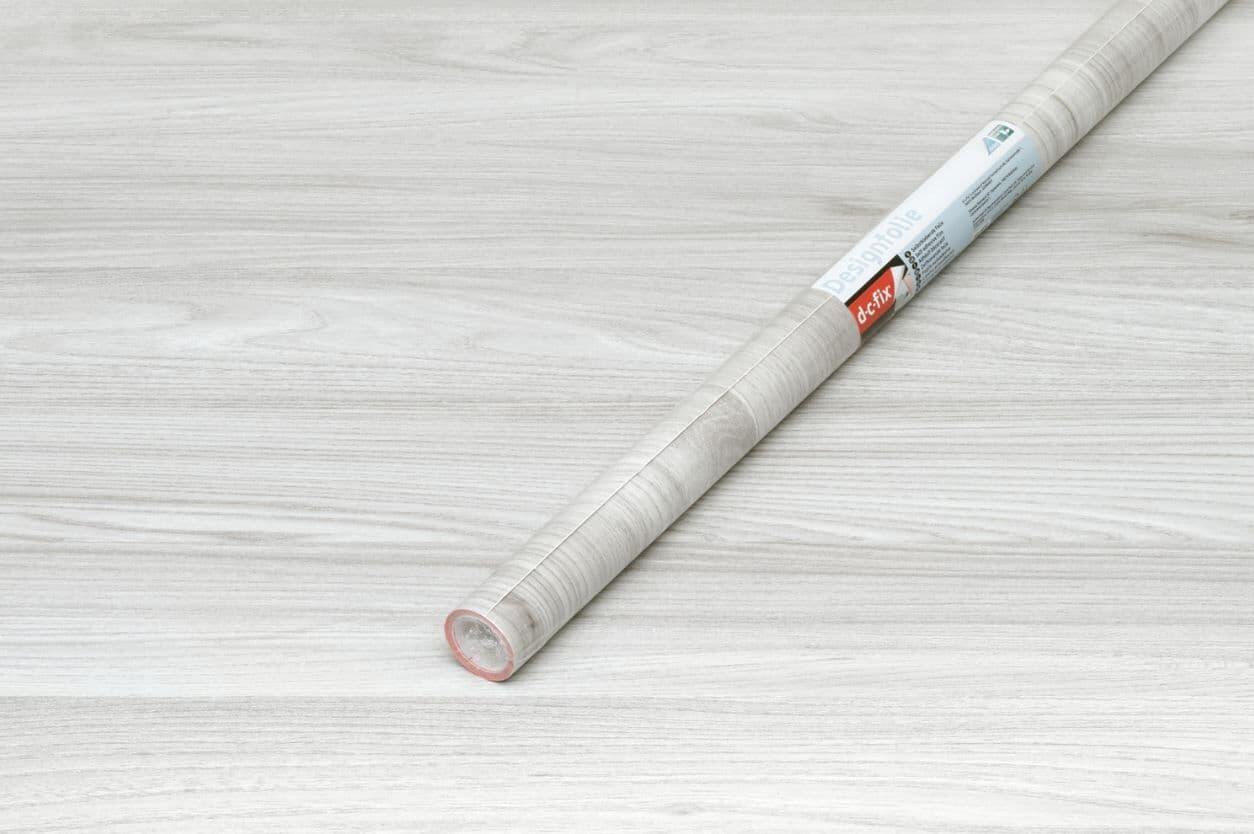 SAMPLE 15cm x 15cm SANGALLO GREY WOOD WOODGRAIN STICKY BACK PLASTIC ...