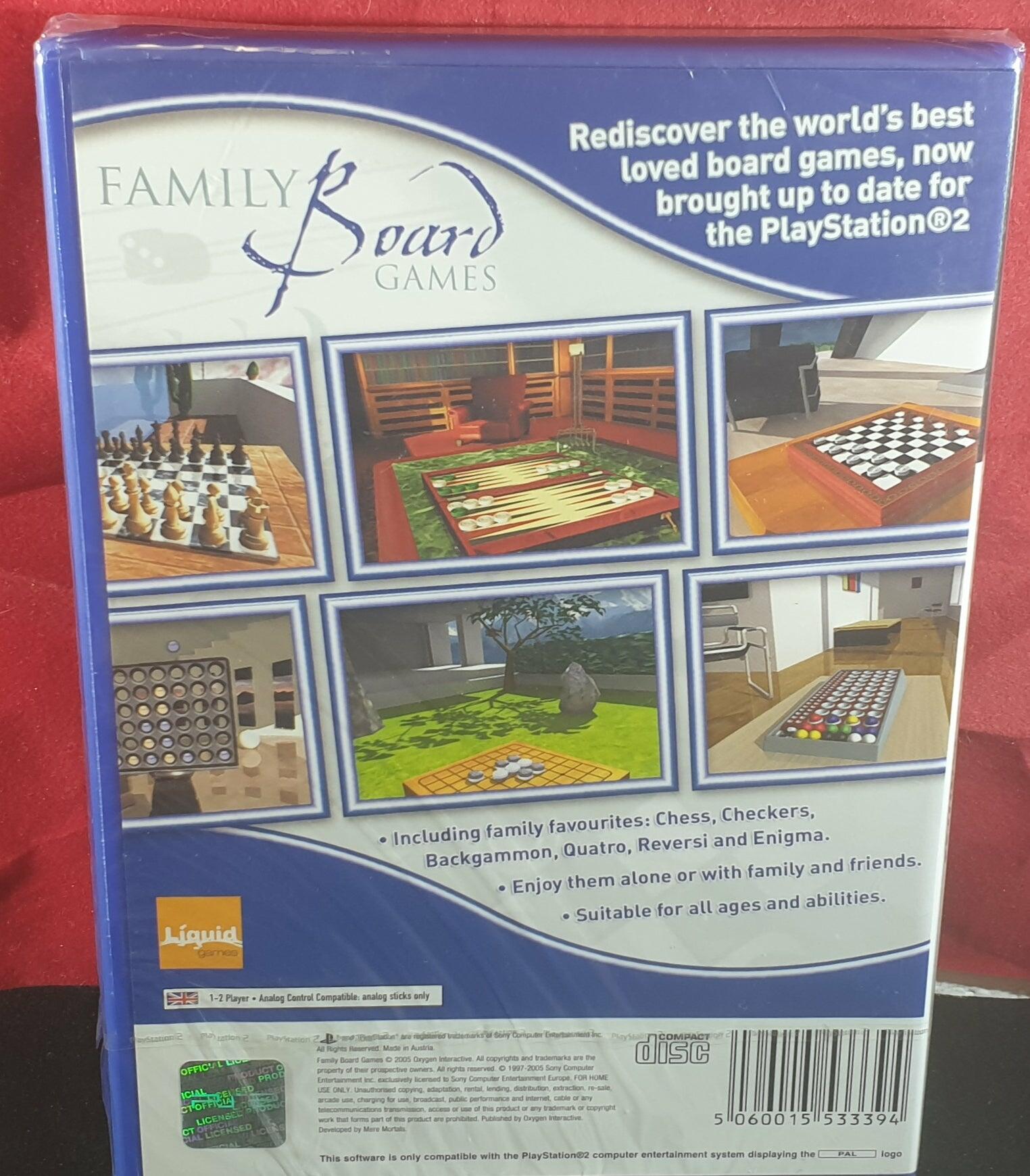 Brand New and Sealed Family Board Games Sony Playstation 2 (PS2) Game