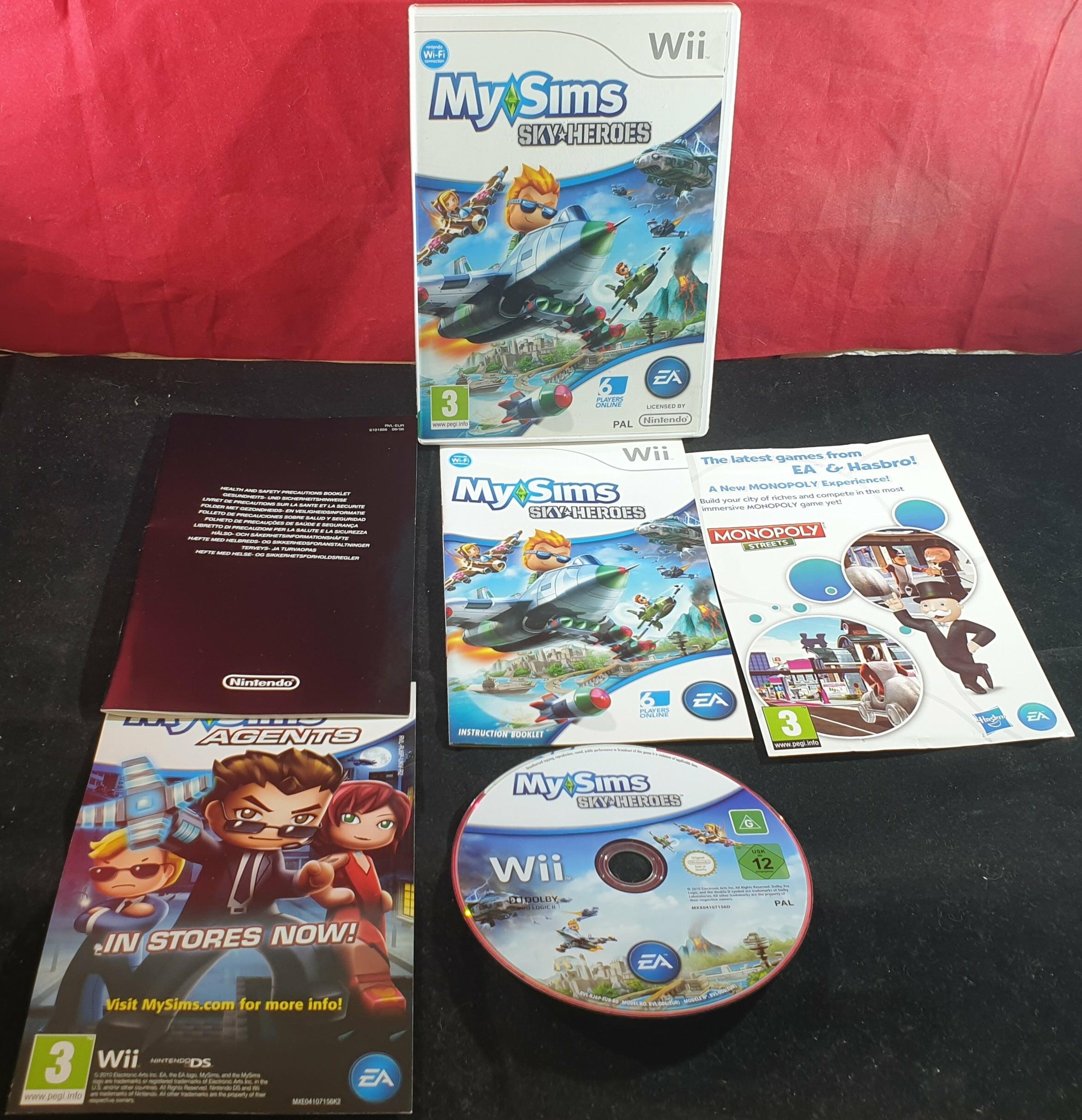 MySims SkyHeroes Nintendo Wii Game