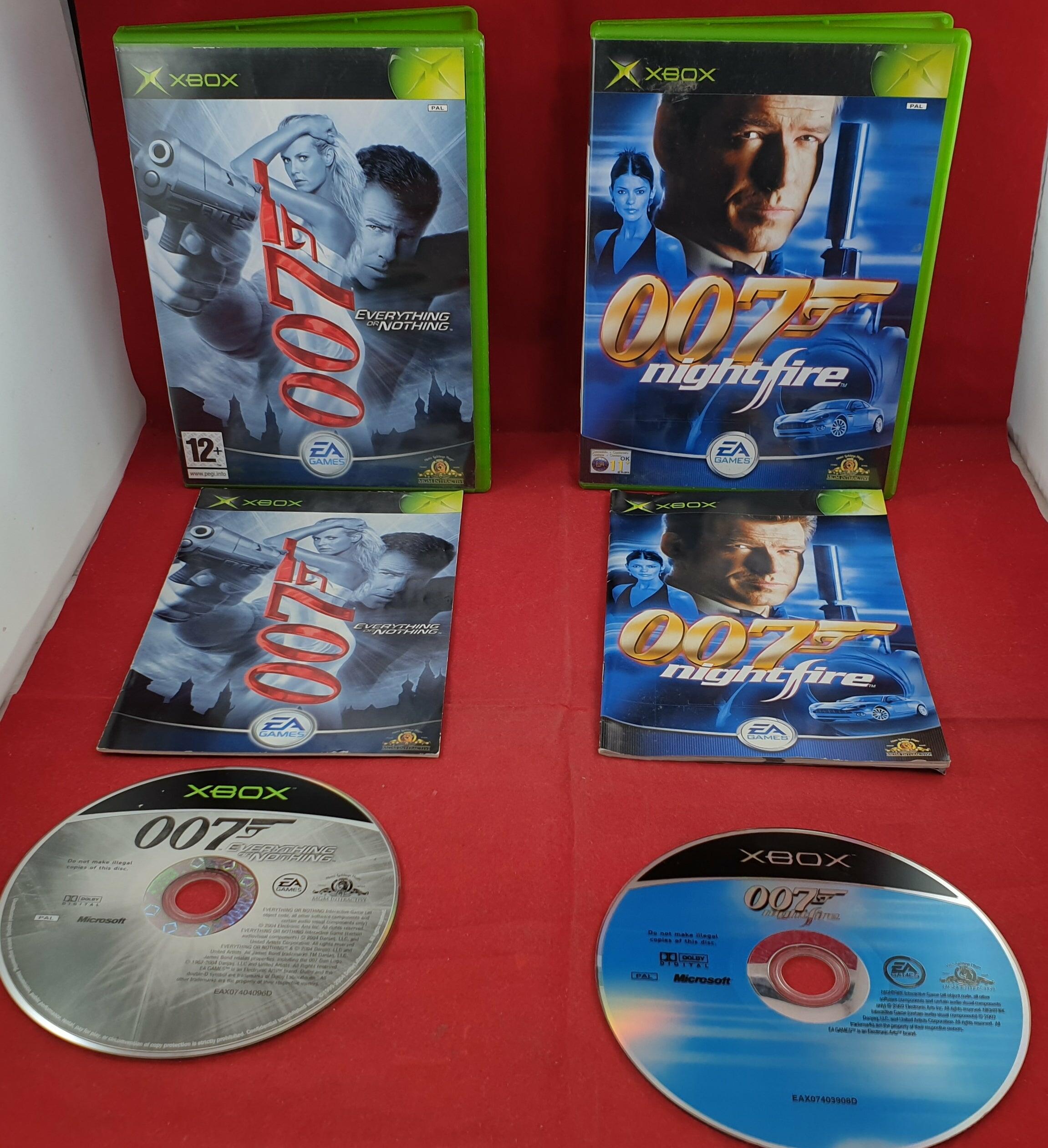 James Bond 007 Nightfire & Everything or Nothing Microsoft Xbox Game Bundle
