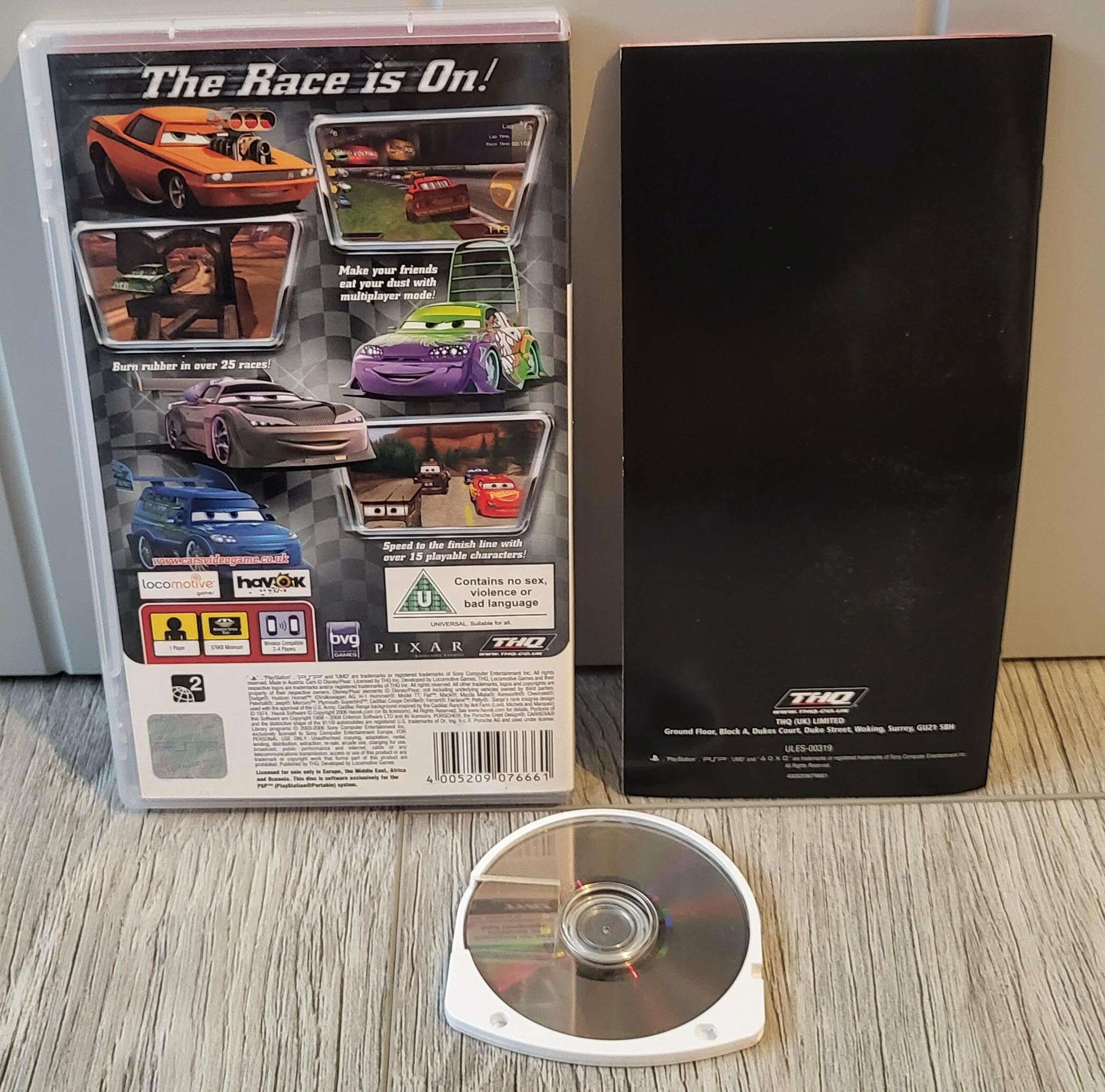 Disney Pixar Cars Sony PSP Game