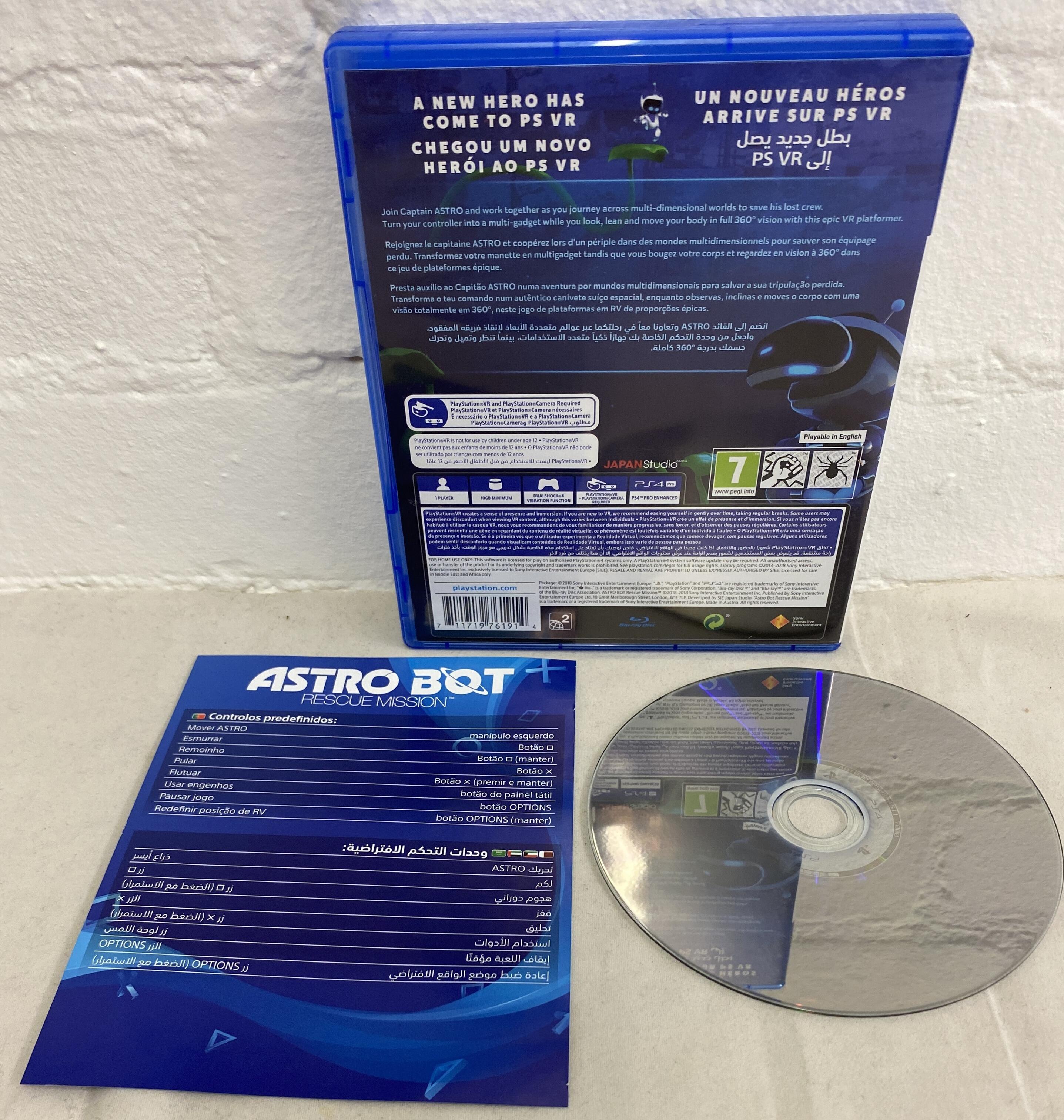 Astro Bot Rescue Mission (PS4) • PlayStation VR Required • Complete ...