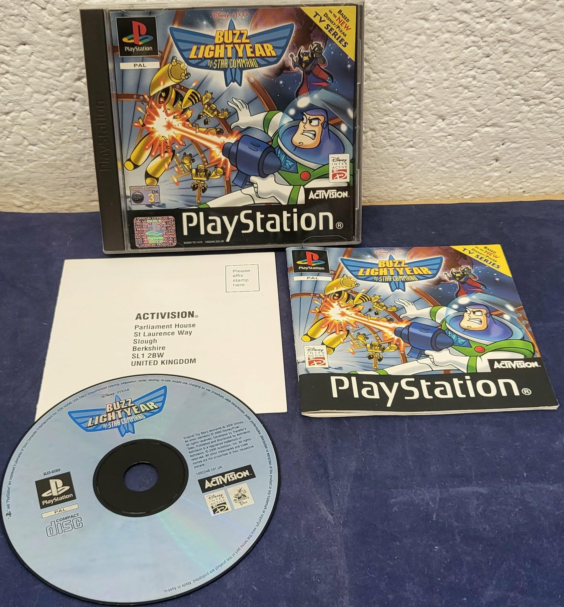 Buzz Lightyear of Star Command Sony Playstation 1 (PS1) Game
