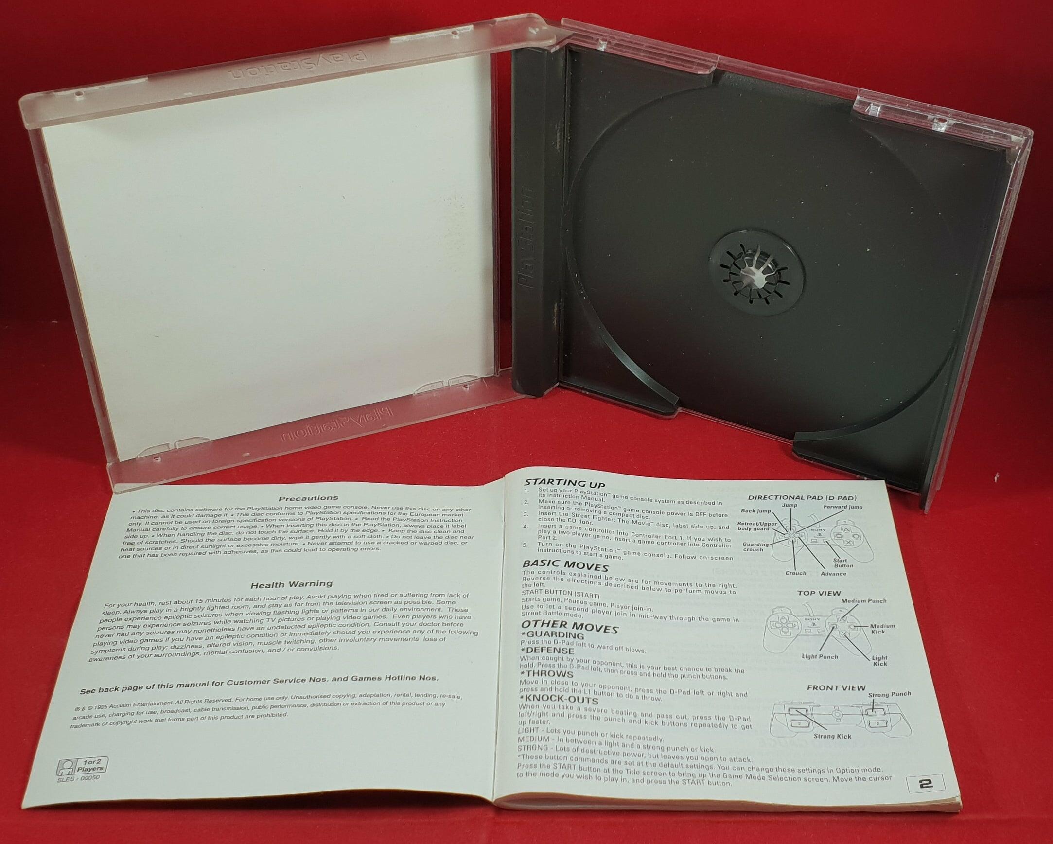 Street Fighter the Movie Sony Playstation 1 (PS1) Ultra RARE Game