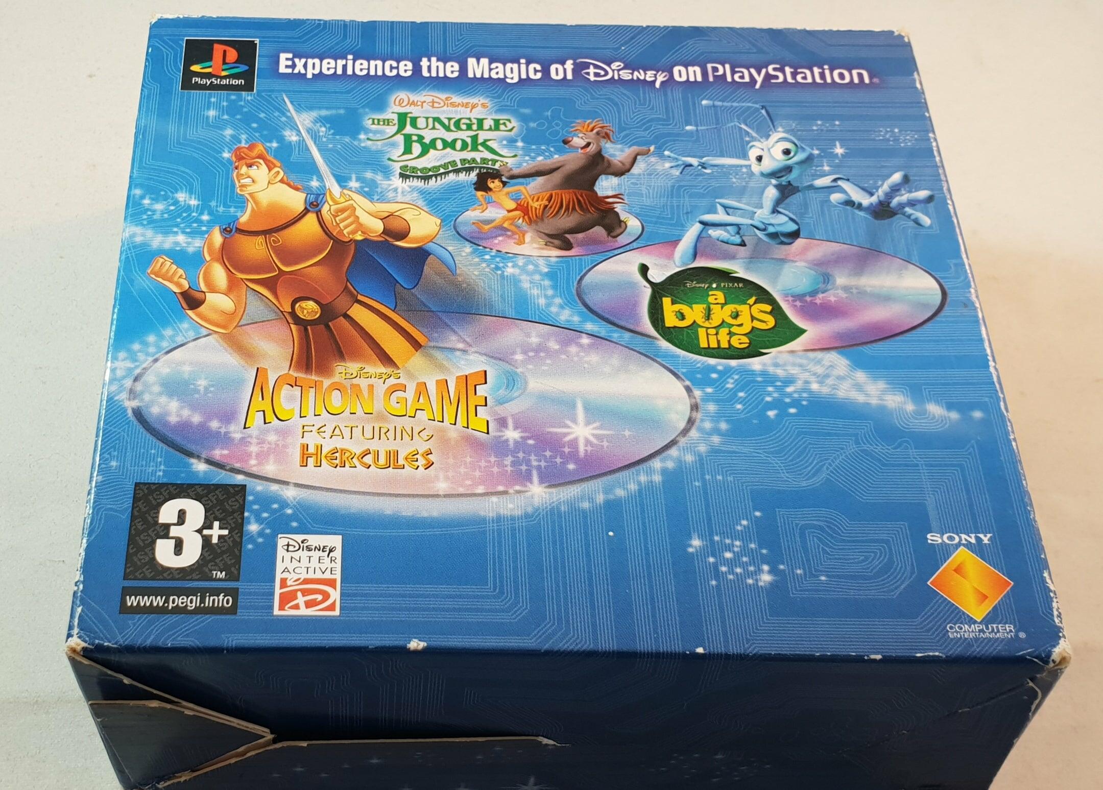Experience the Magic of Disney Sony Playstation 1 (PS1) 3 Game Bundle