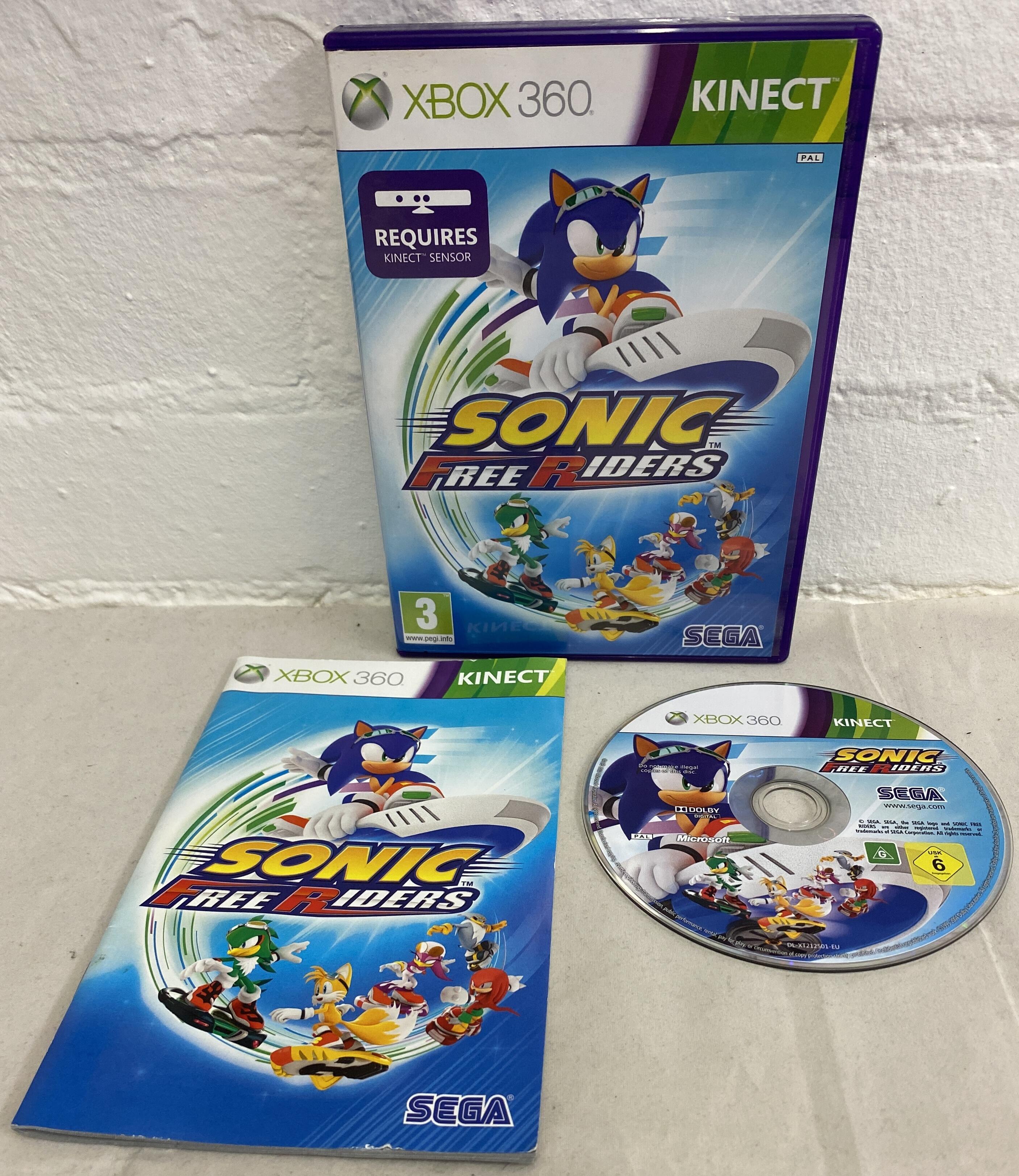 Sonic Free Riders – Xbox 360 Kinect – Complete with Manual – Very Good ...