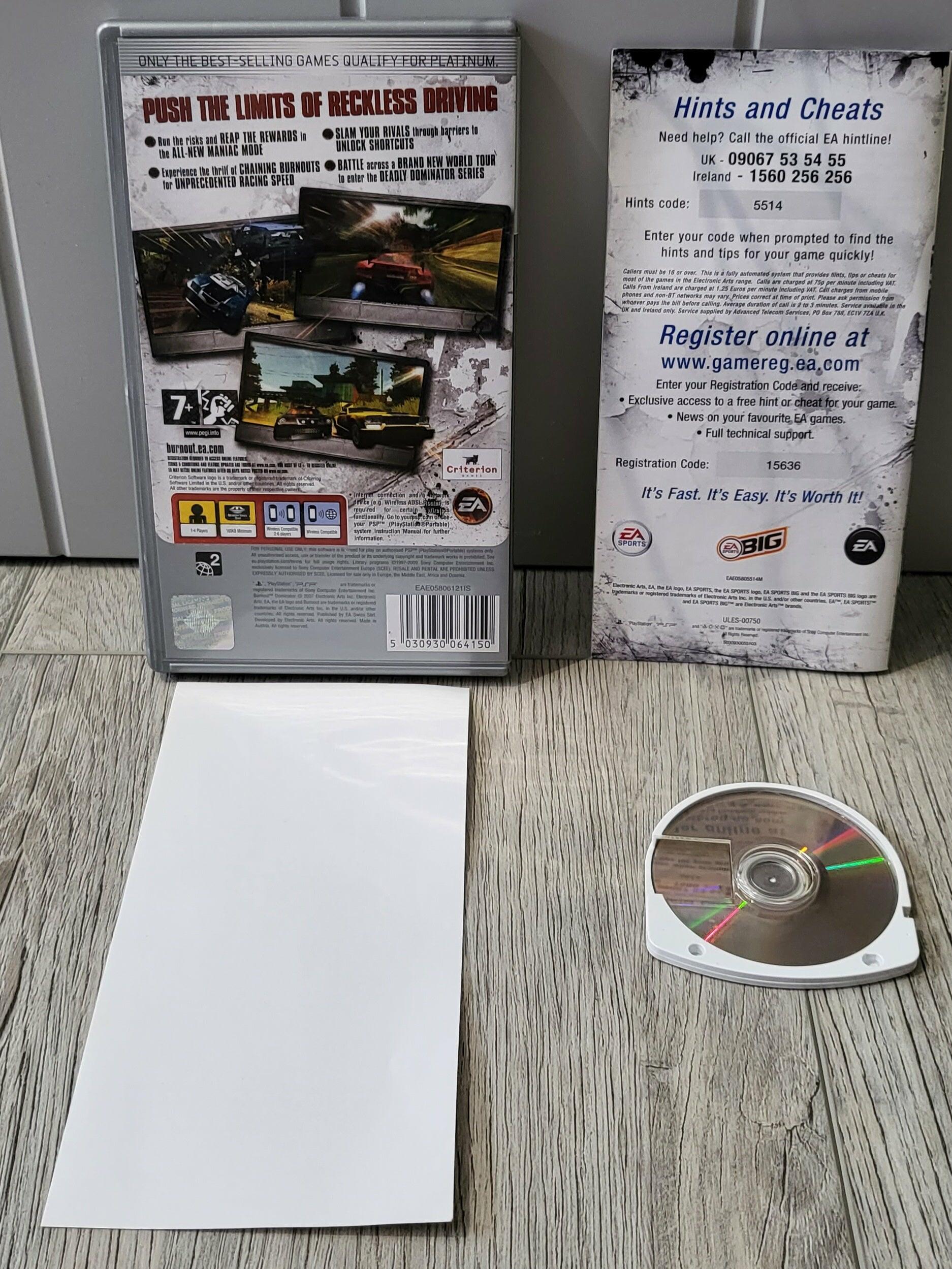 Burnout Dominator Sony PSP Game