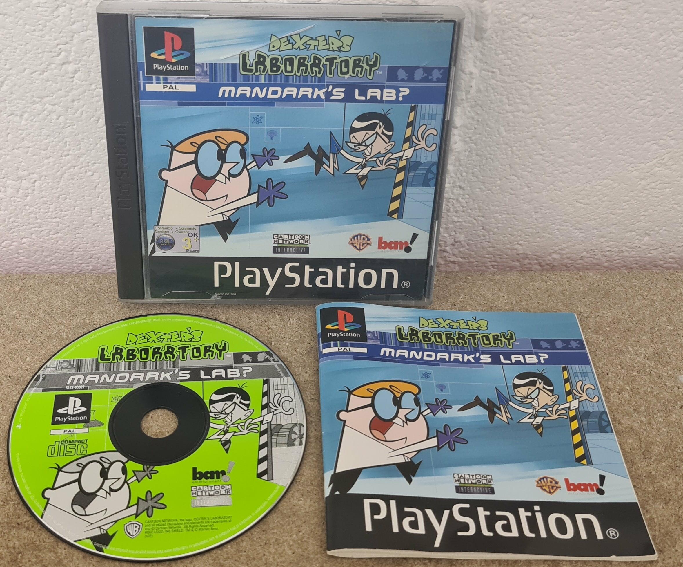 Dexter's Laboratory Mandark's Lab? Sony Playstation 1 (PS1) Game