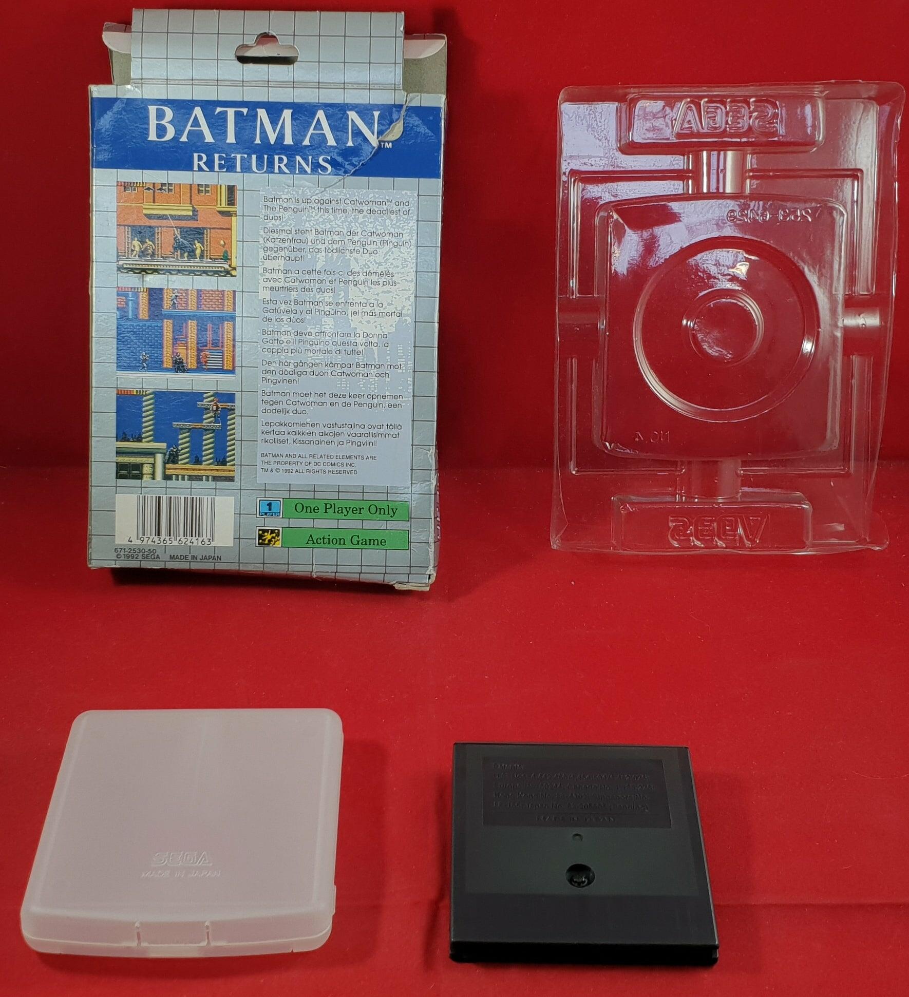 Batman Returns Sega Game Gear Game