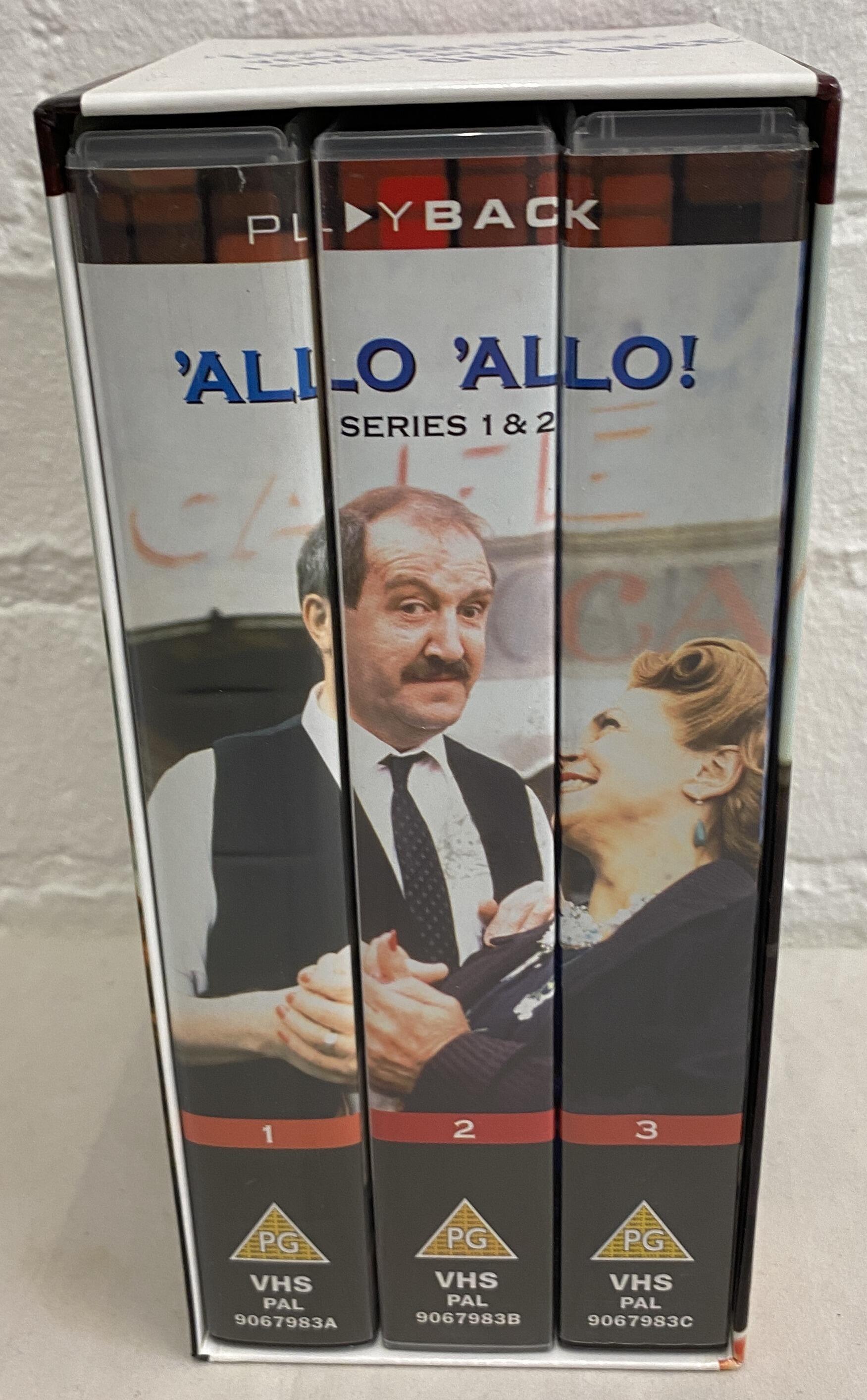 'Allo 'Allo! Series 1 & 2 – BBC Comedy Classic – 3-VHS Box Set – UK PAL ...