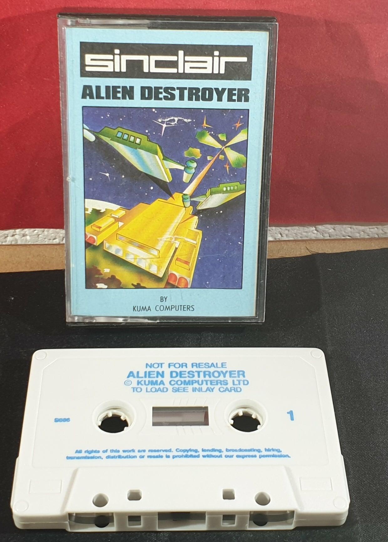 Alien Destroyer ZX Spectrum Game