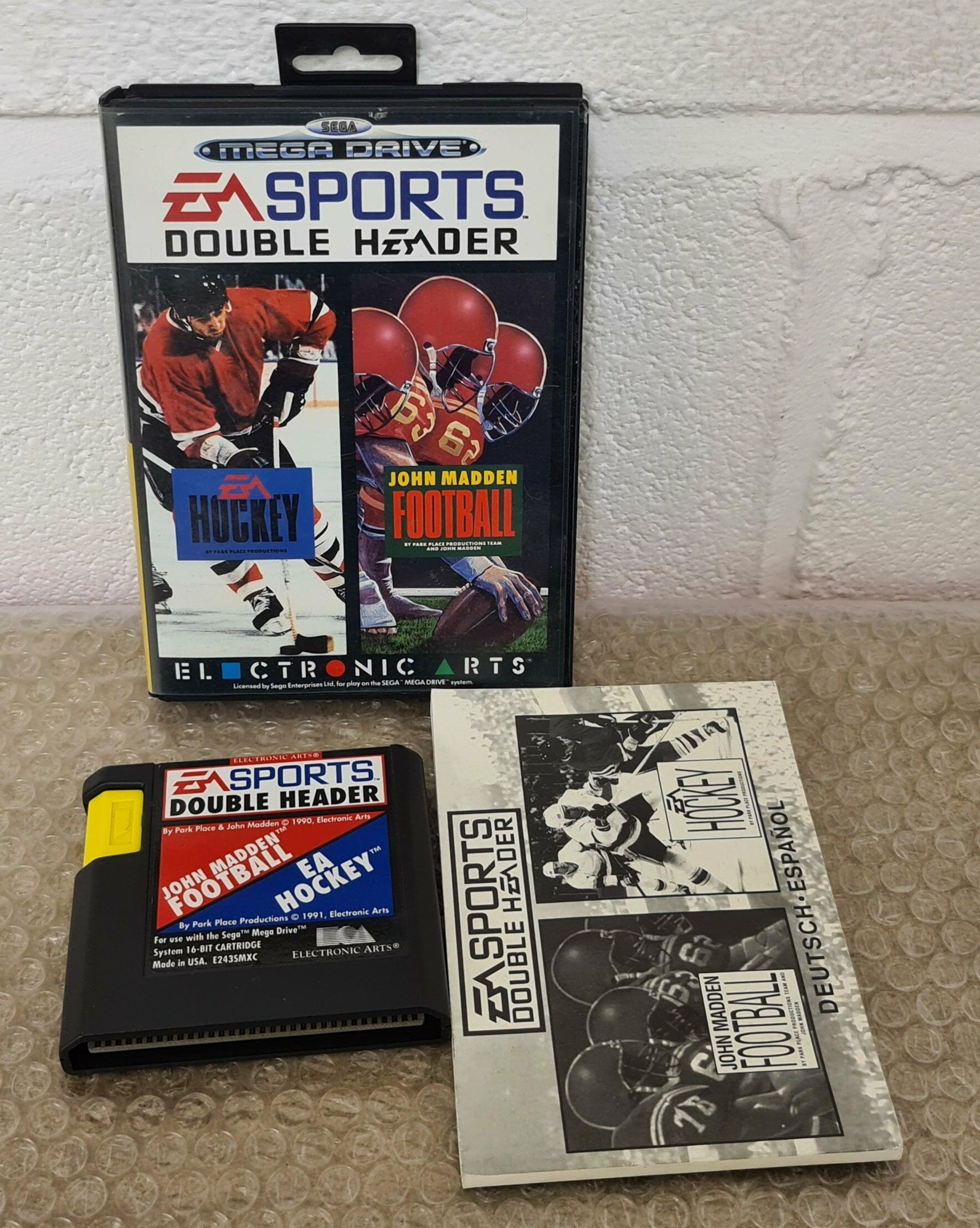 EA Sports Double Header Sega Mega Drive Game