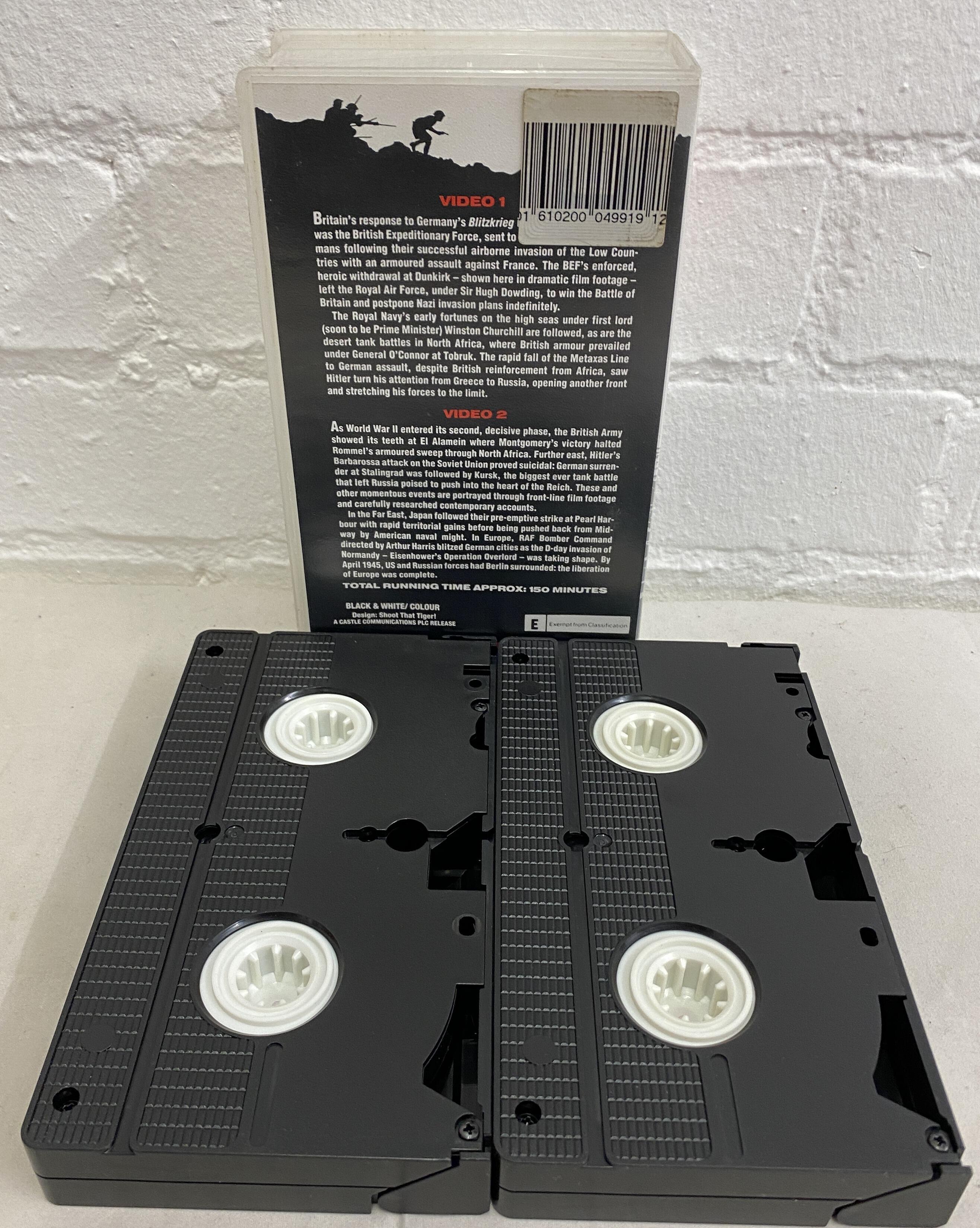 WHSmith Exclusive Video: World War II VHS Box Set – UK PAL – Complete ...