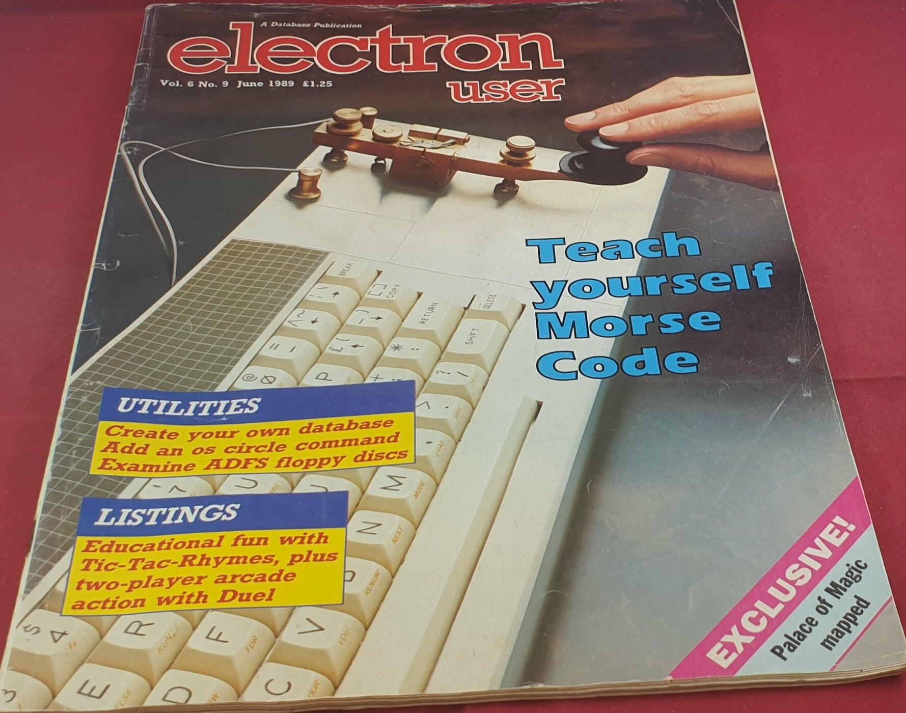 Electron User Volume 6 Number 9 Magazine Book