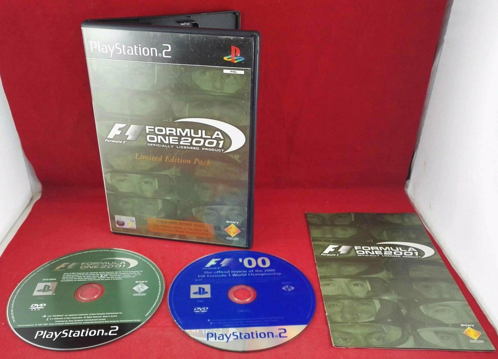 Formula One 2001 Limited Edition Pack Black Label Sony Playstation 2 ...