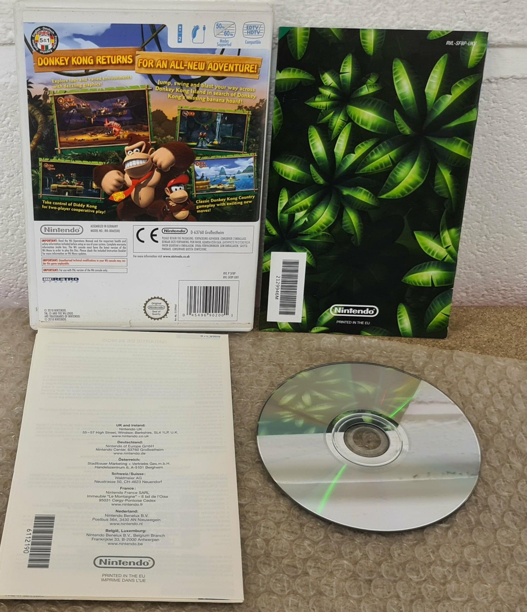 Donkey Kong Country Returns Nintendo Wii Game