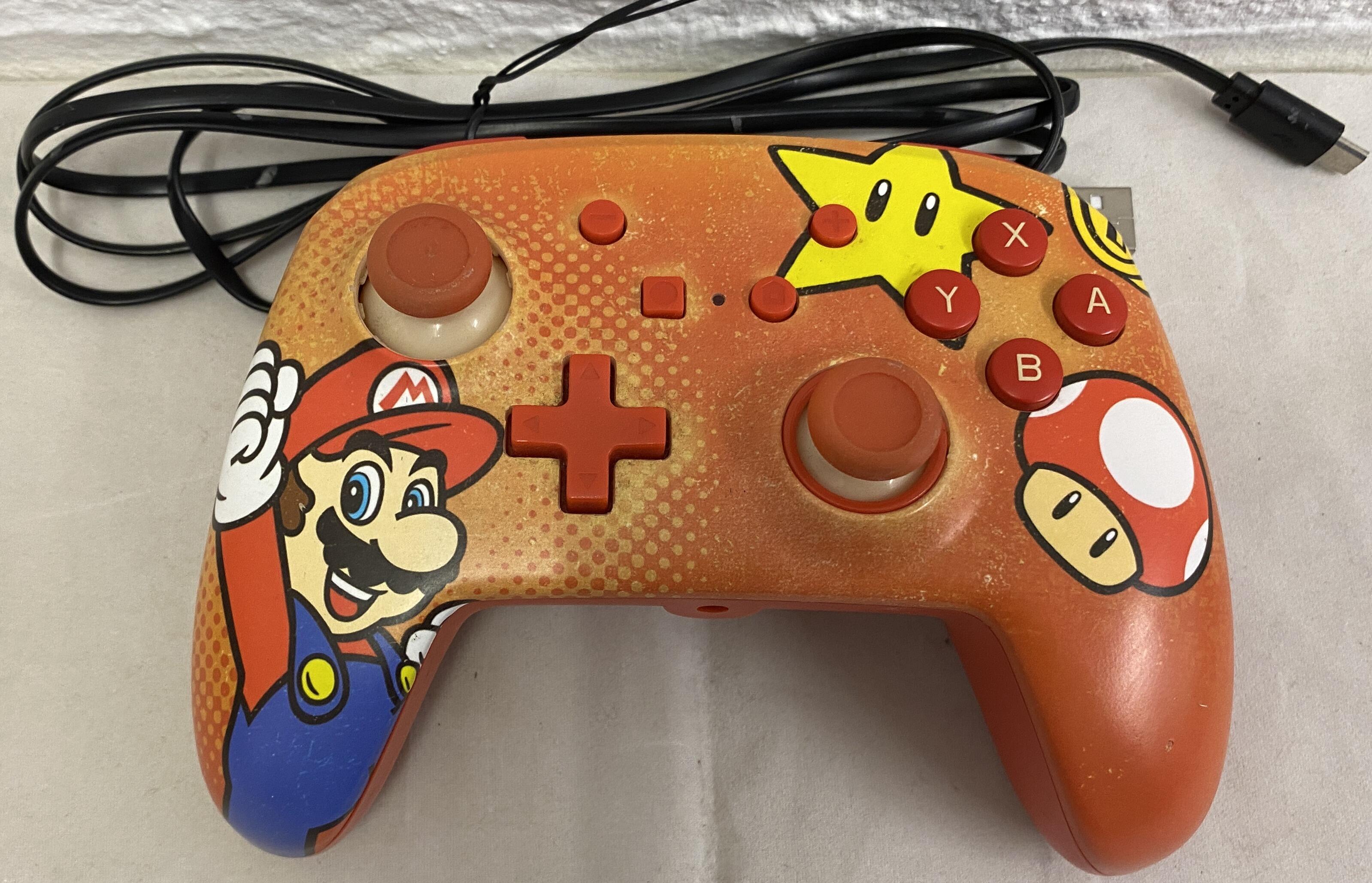 Nintendo Switch Wireless PowerA Mario controller