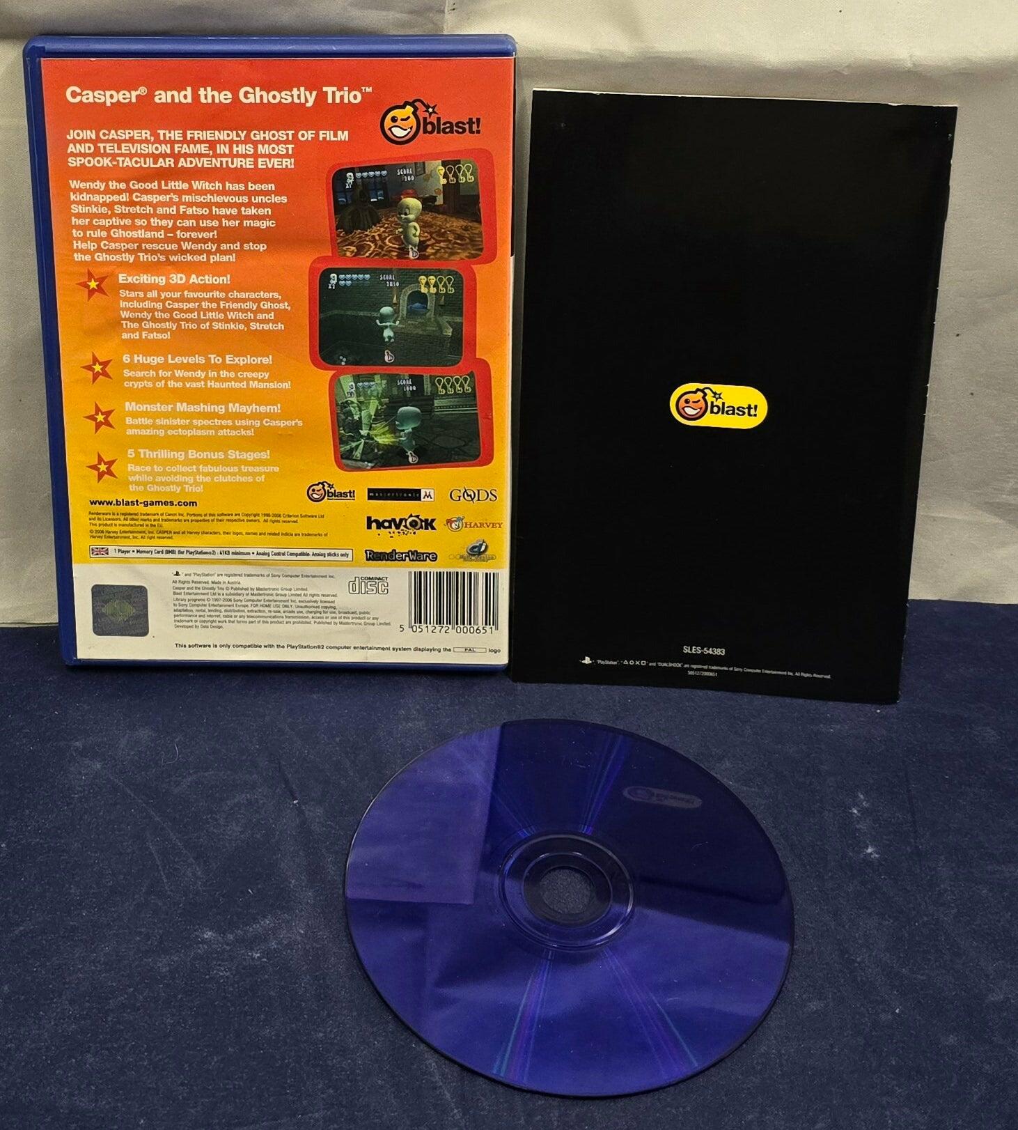 Casper and the Ghostly Trio Sony Playstation 2 (PS2) Game