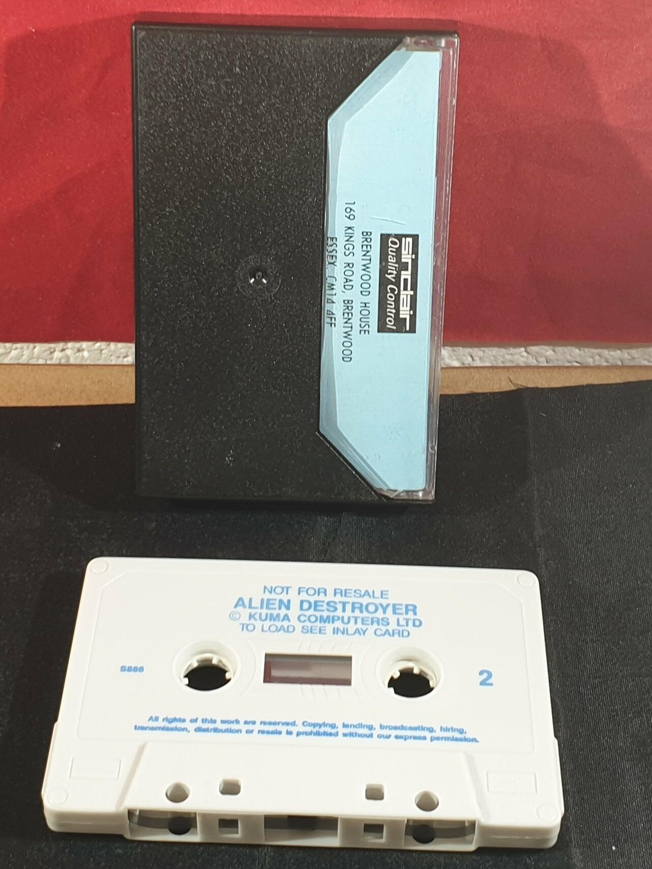 Alien Destroyer ZX Spectrum Game